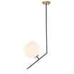 Home Decor Gene 3 Light Chrome And Frosted White Glass Pendant ...