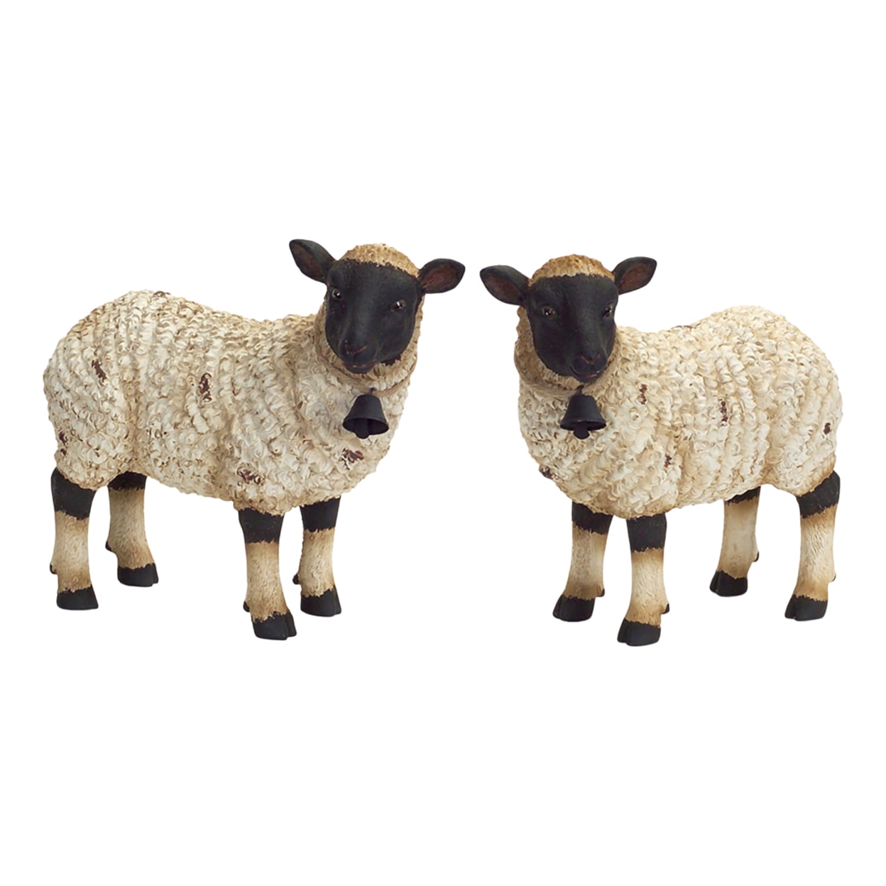 Melrose Polyresin Sheep Figurine Statue Home Decorations, Set of 2, 9. ...