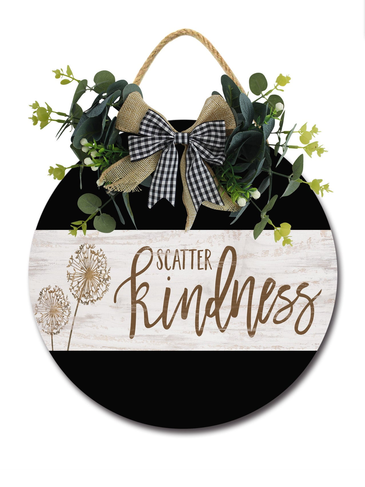 Home Decor Signs Scatter Kindness Rustic Wooden Wall Art Signs ...