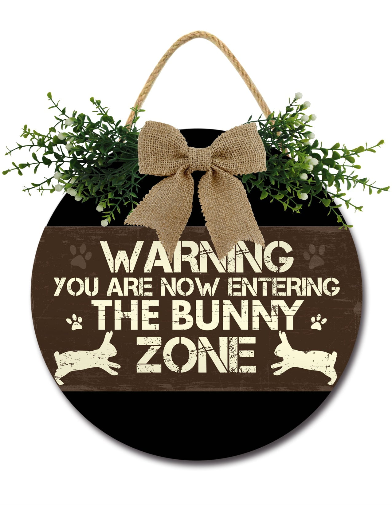 Home Decor Signs The Bunny Zone Rustic Wooden Wall Art Signs Farmhouse ...