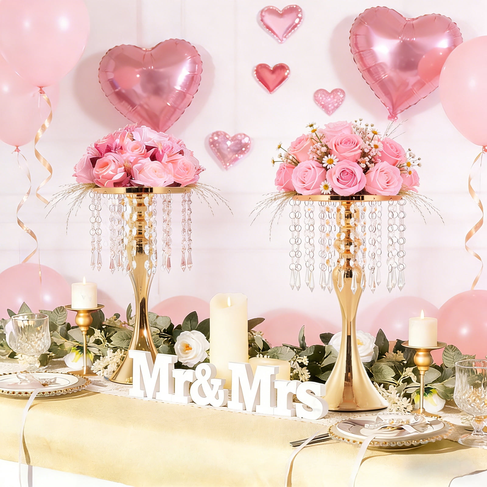 Silver Vases For Centerpieces