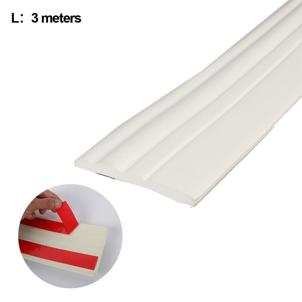 Home Decor Skirting Wall Edge Strip Waterproof Skirting Corner Waist ...
