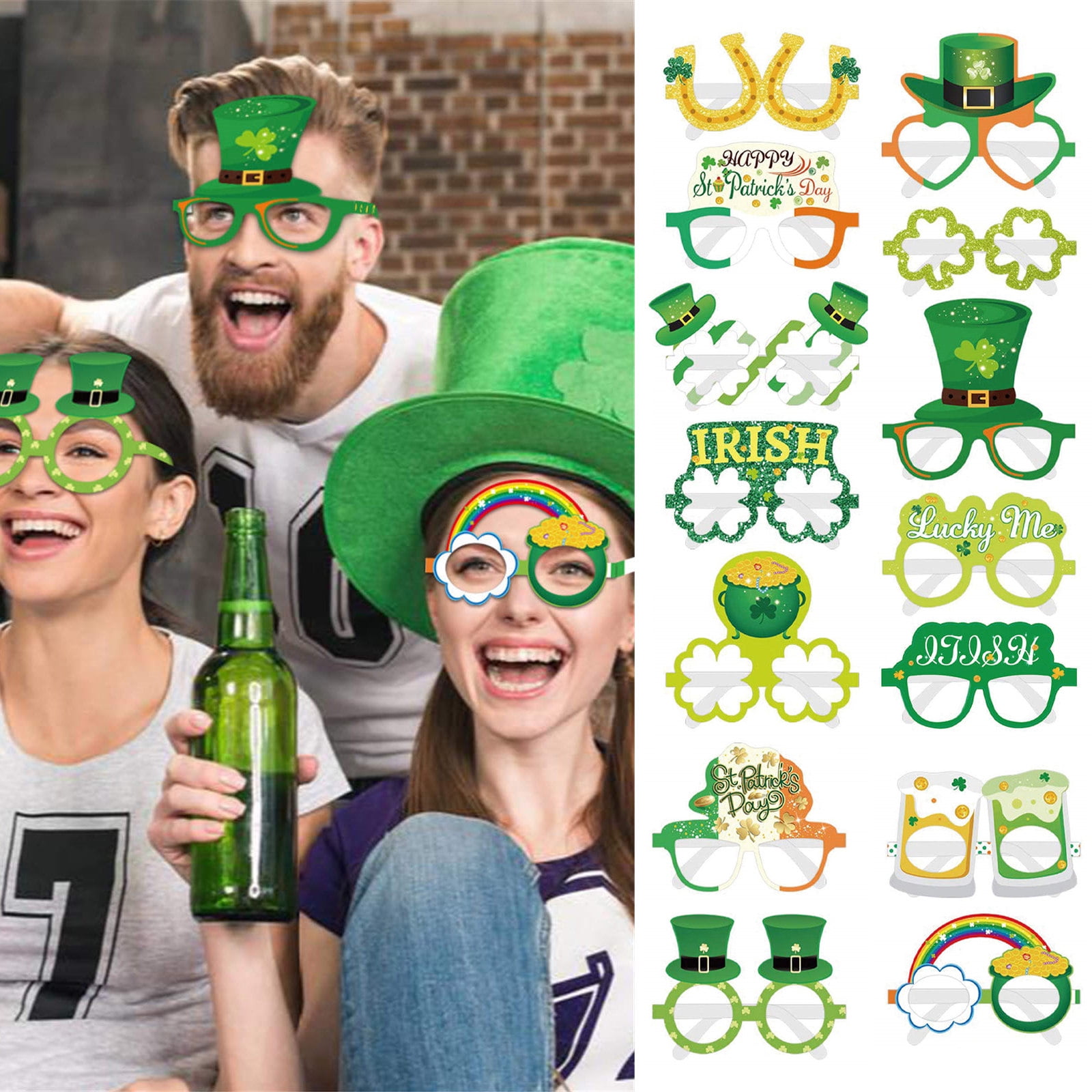 Home Decor St Patricks Day Eyeglasses St Patricks Day Photo Props ...