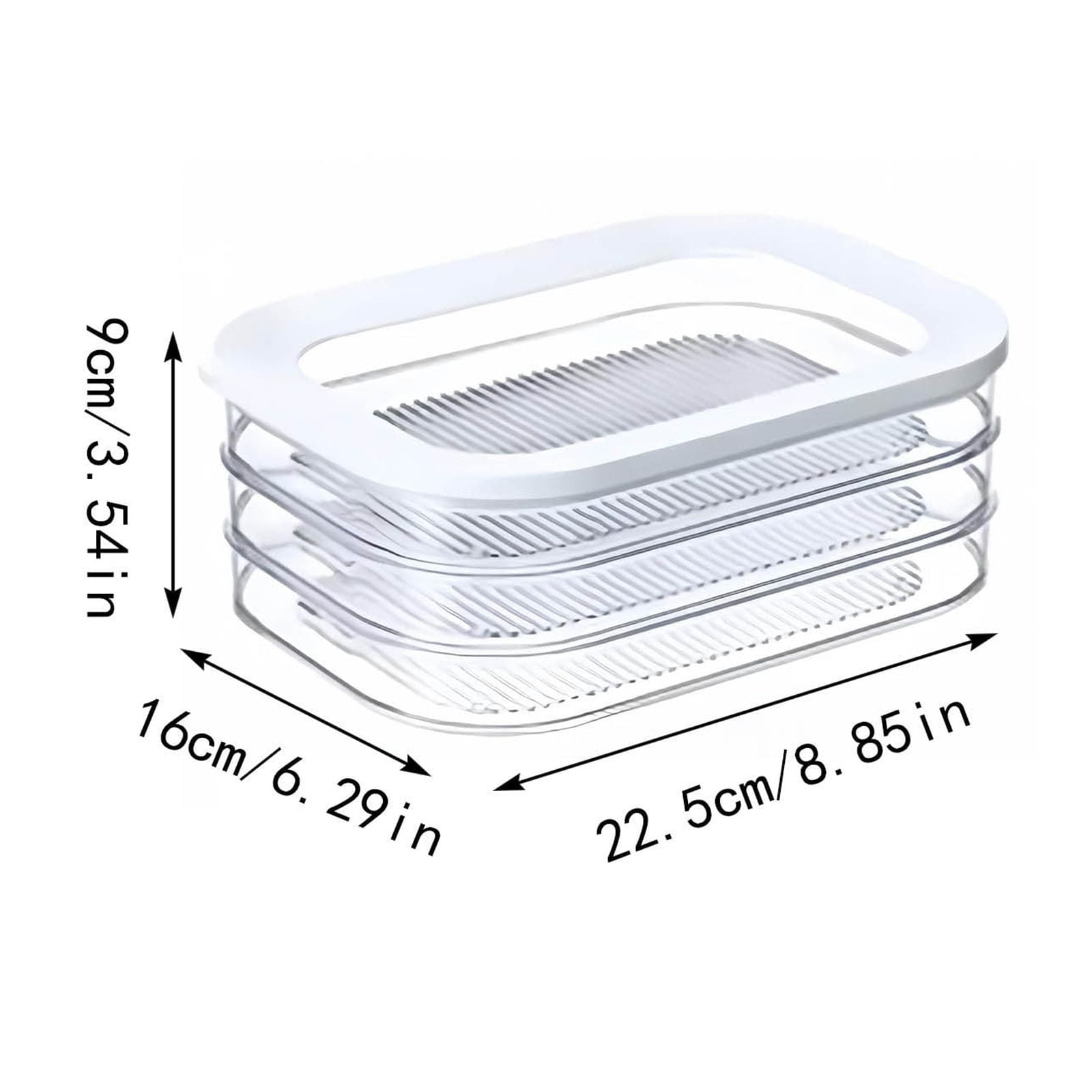 Home Decor Storage Container For Fridge Storage Stackable Lunch Meat ...