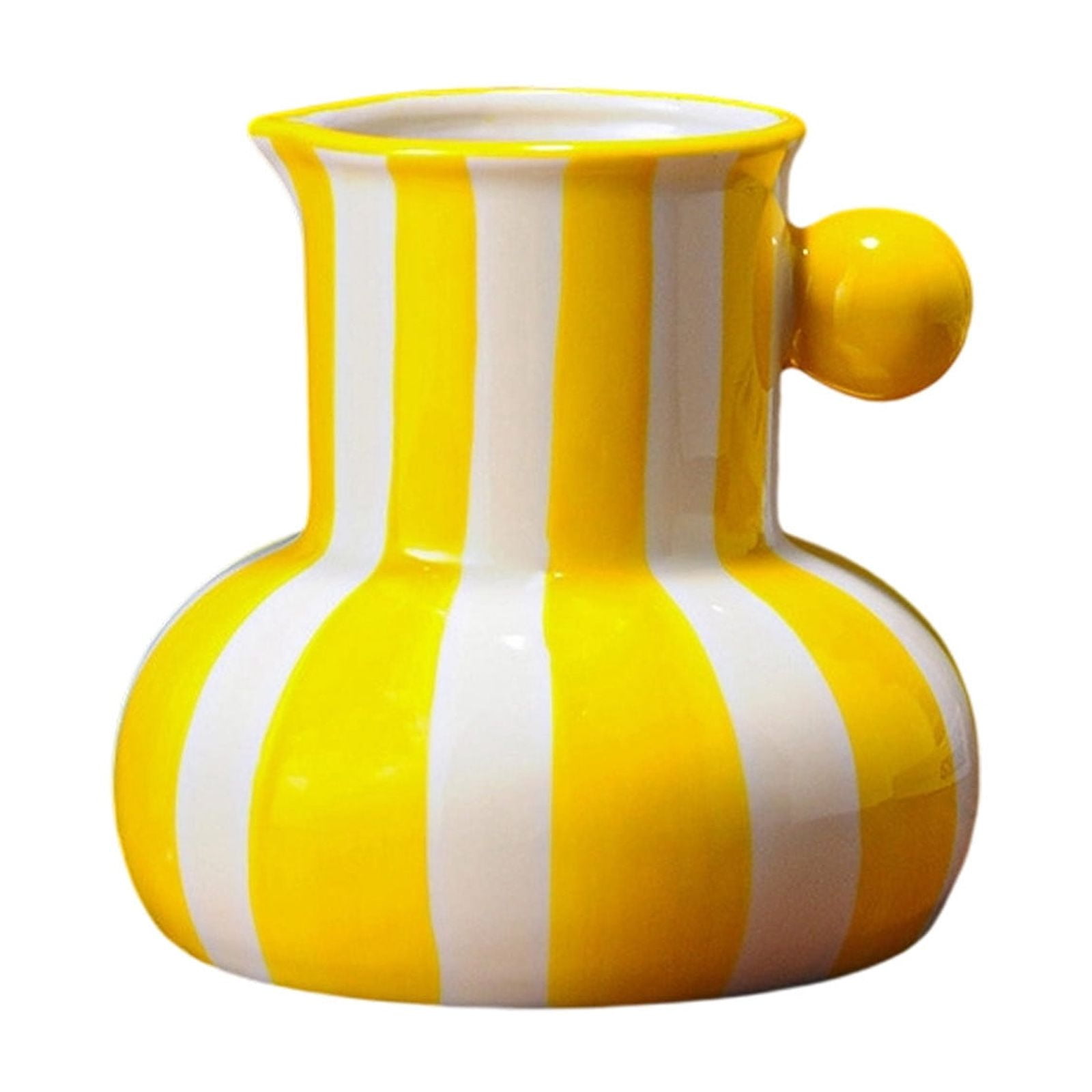 Home Decor Striped Vase Elegant for Home Modern Flower Vase Unique ...