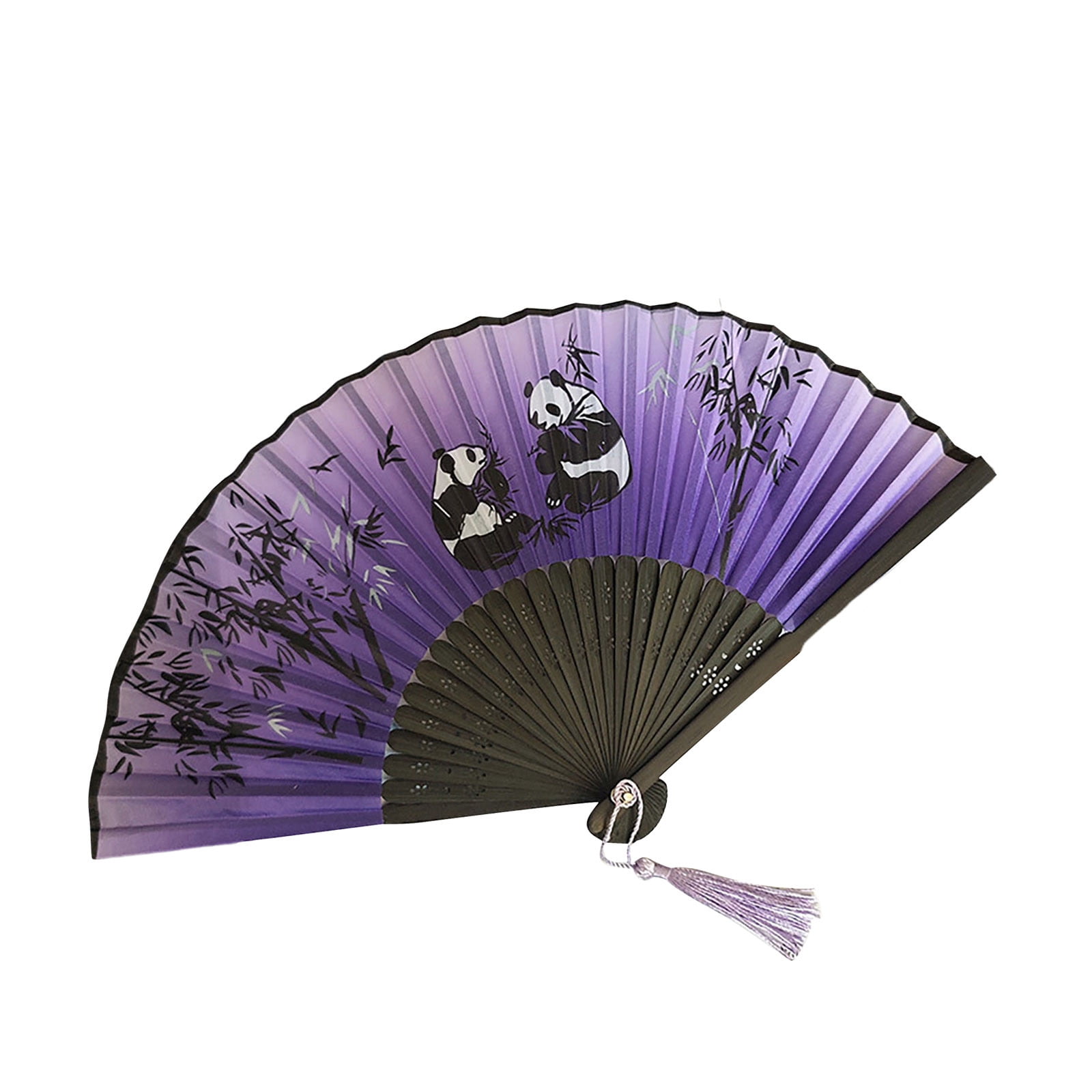 Home Decor Stylish Folding Hand Fans Foldable Line Dancing Popping Hand ...