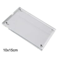 Magnetic Vertical Plastic Photo Booth Frames, Clear Acrylic 4x6 Picture ...