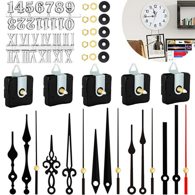 Home Decor Wall Clock Crafting Kit Includes Silent Movements Pointers ...