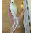 Home Decor White Feather Vivid Mini White Bird Fake Dove Emulation Dove ...