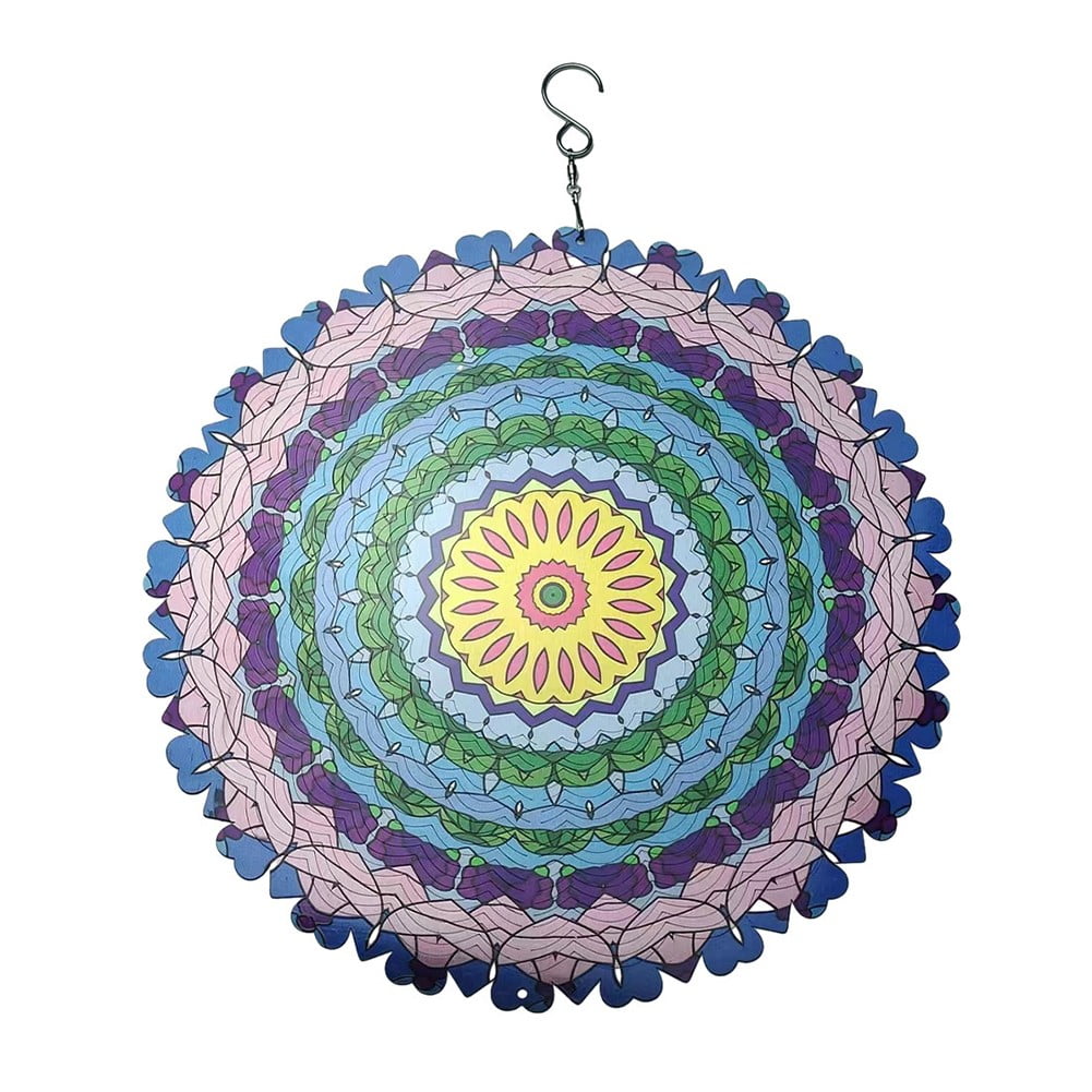 Home Decor Wind Spinners 3D Wind Spinner Hanging Metal Wind Catcher ...