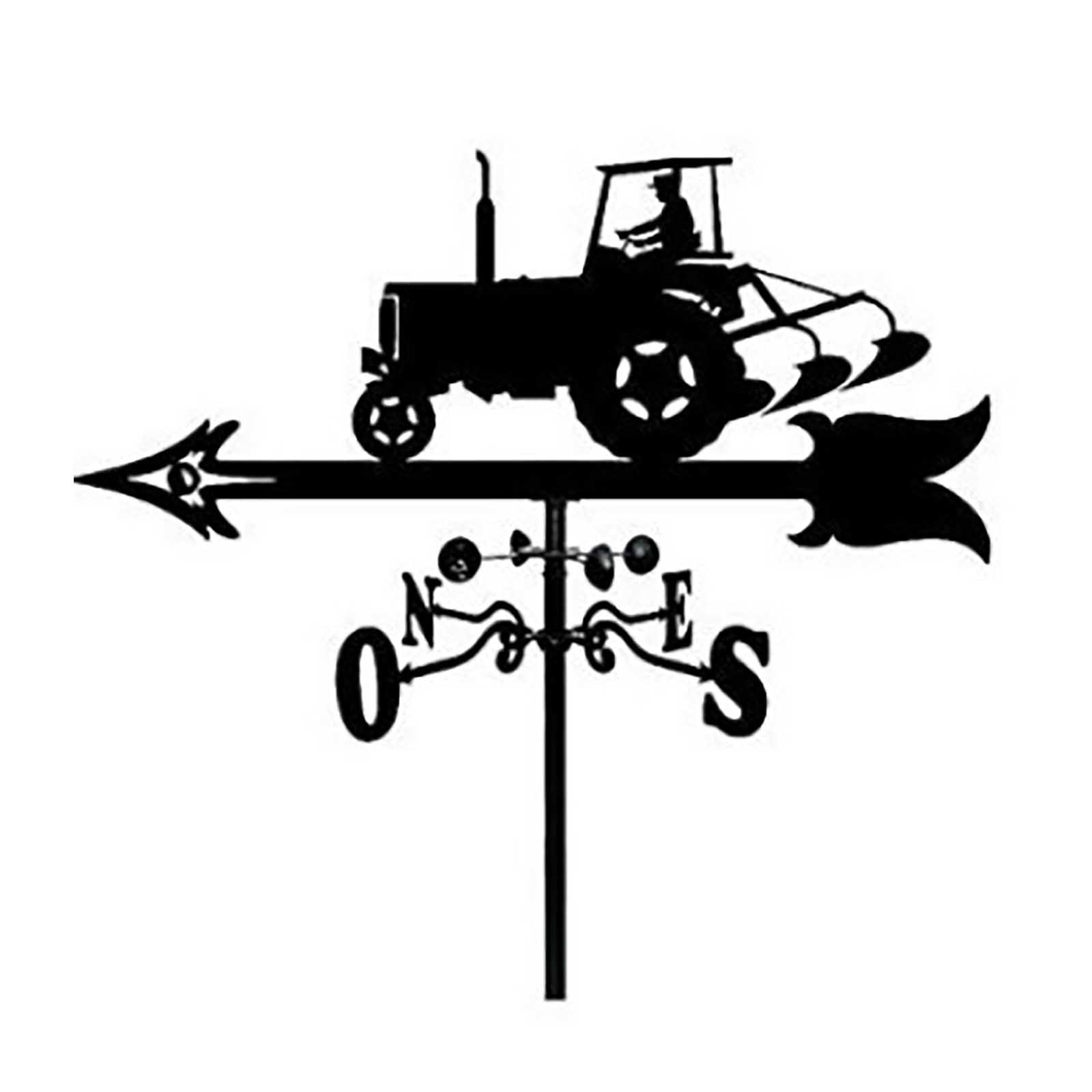 Home Decor Wind Vane Scene Wind Outdoor Tractor Garden Weather Vane ...