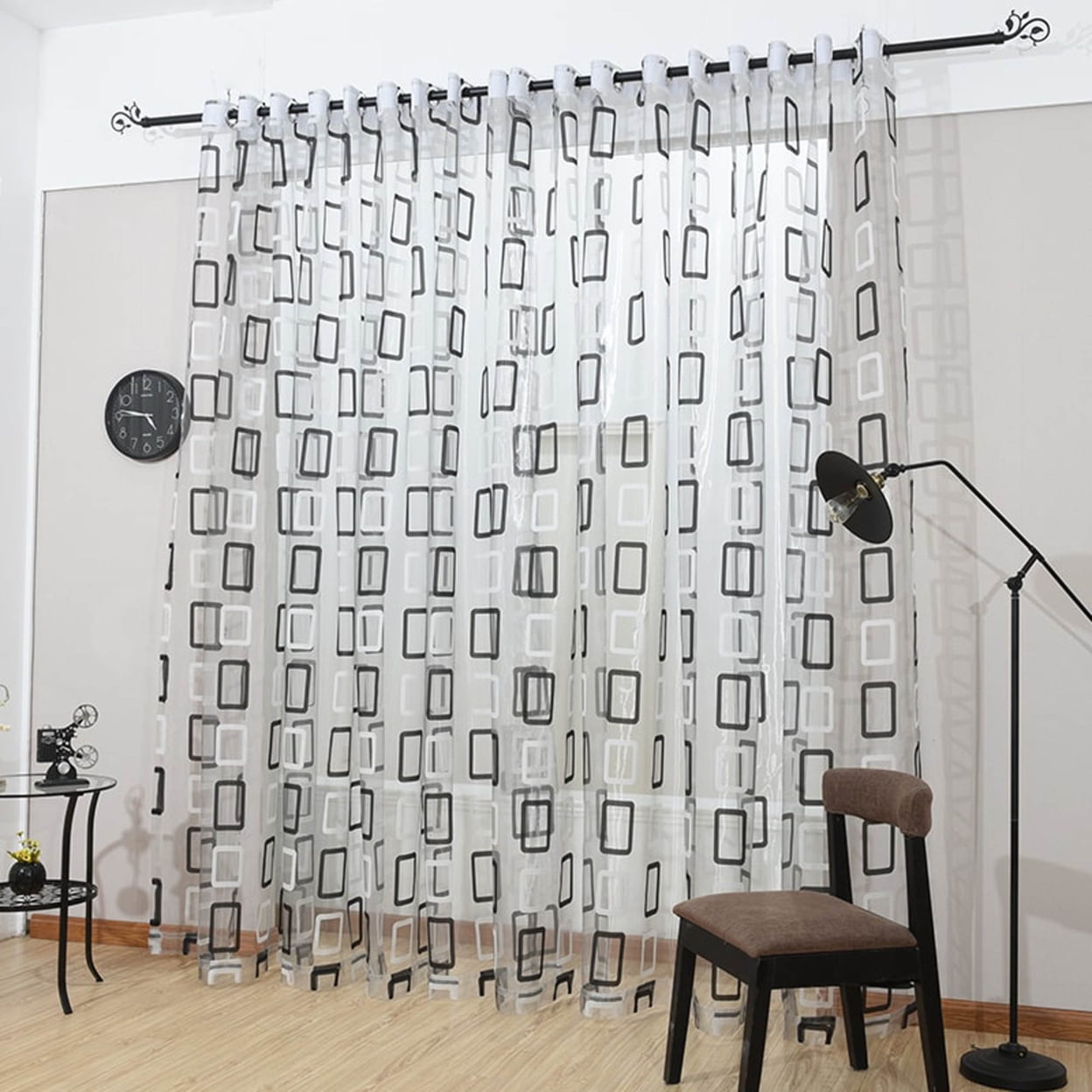 Home Decor Window Sheer Curtain Panel, Prague - Walmart.com