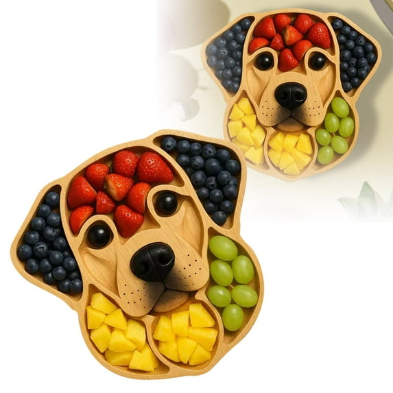 Home Decor Wooden Dog Shaped Fruit Plate For Indoor Use Decorative ...