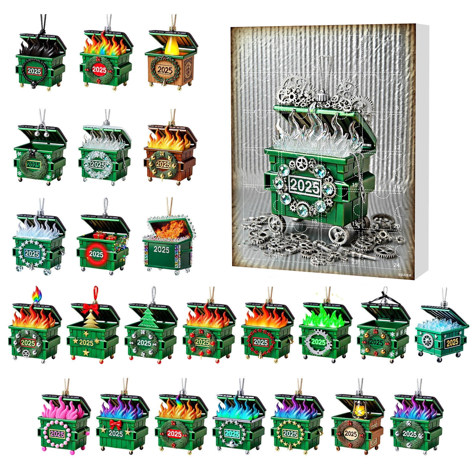 Home Decorate 2025 Holiday Advent Calendar Advent Calendar Collectible ...