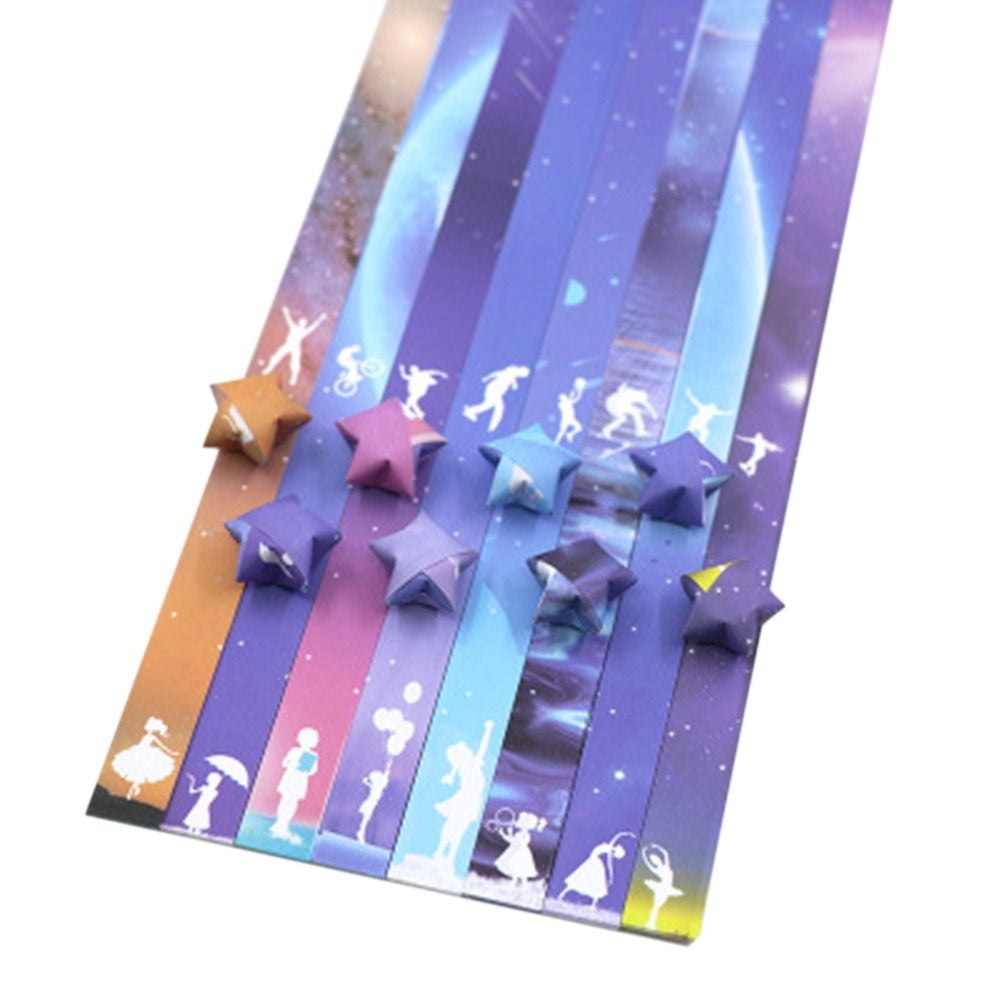 Home Decoration Kids Gift Lucky Star Cartoon Single Sided Colorful Star ...