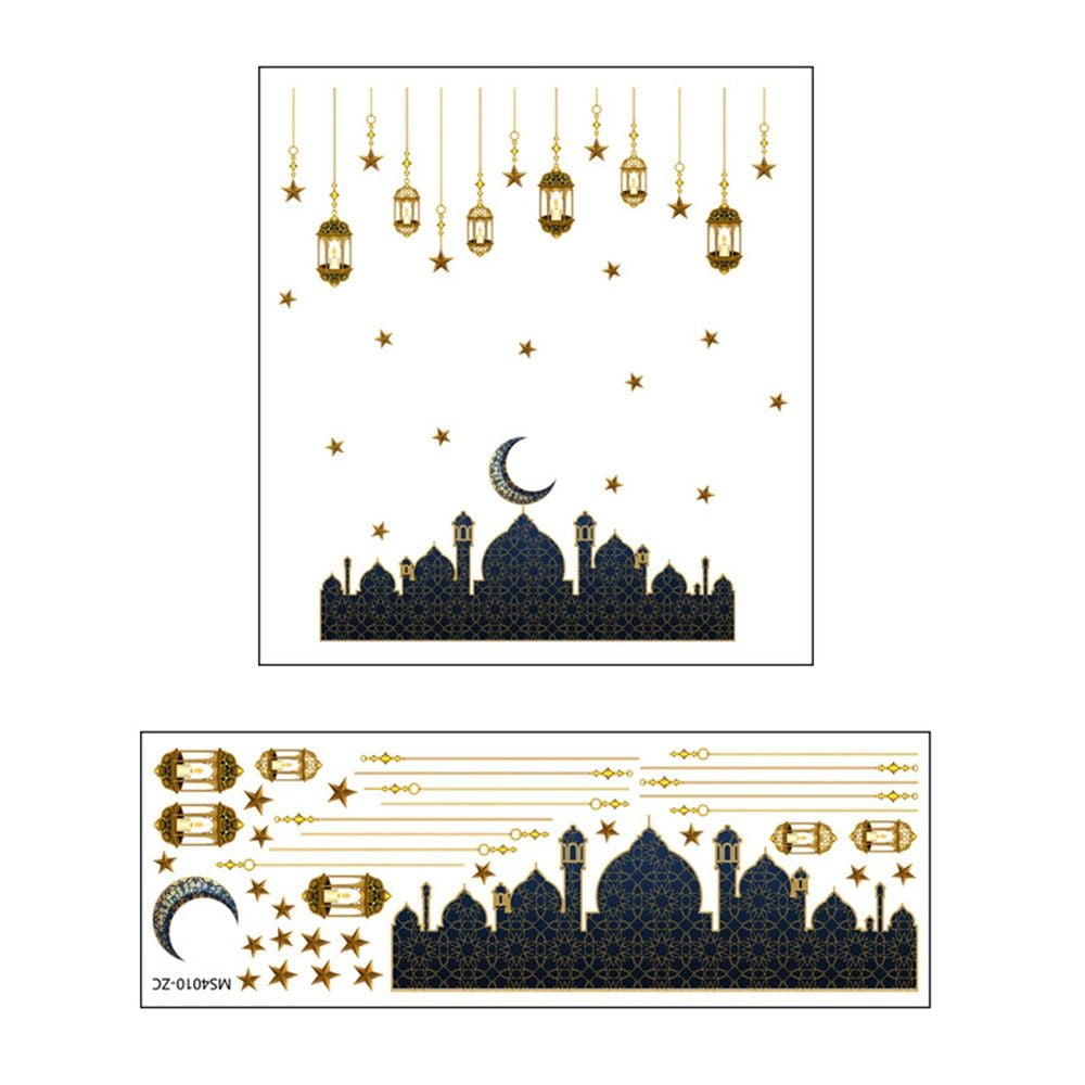 Home Decoration Party Decor DIY Removable Muslim Holiday Eid Mubarak ...