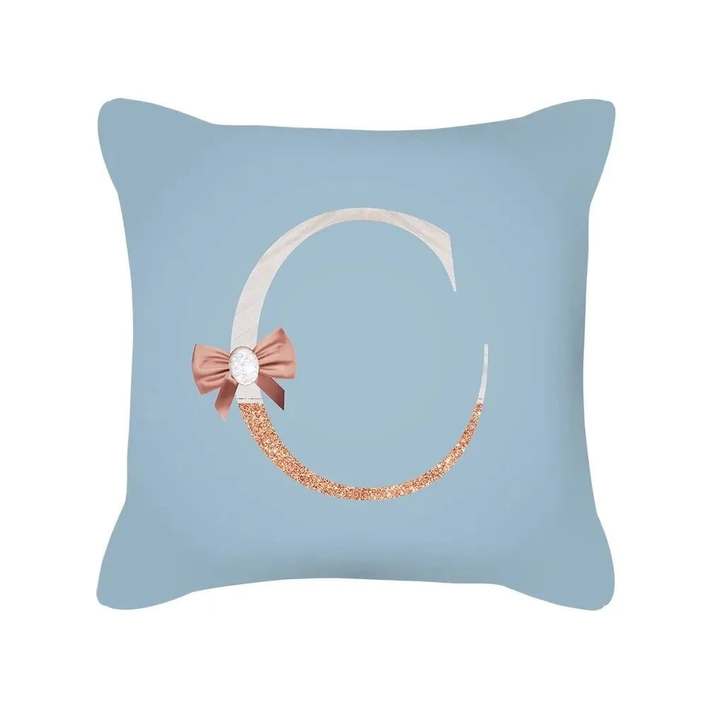 Home Decoration Pillowcase English Letters Creative Pattern Cushion ...