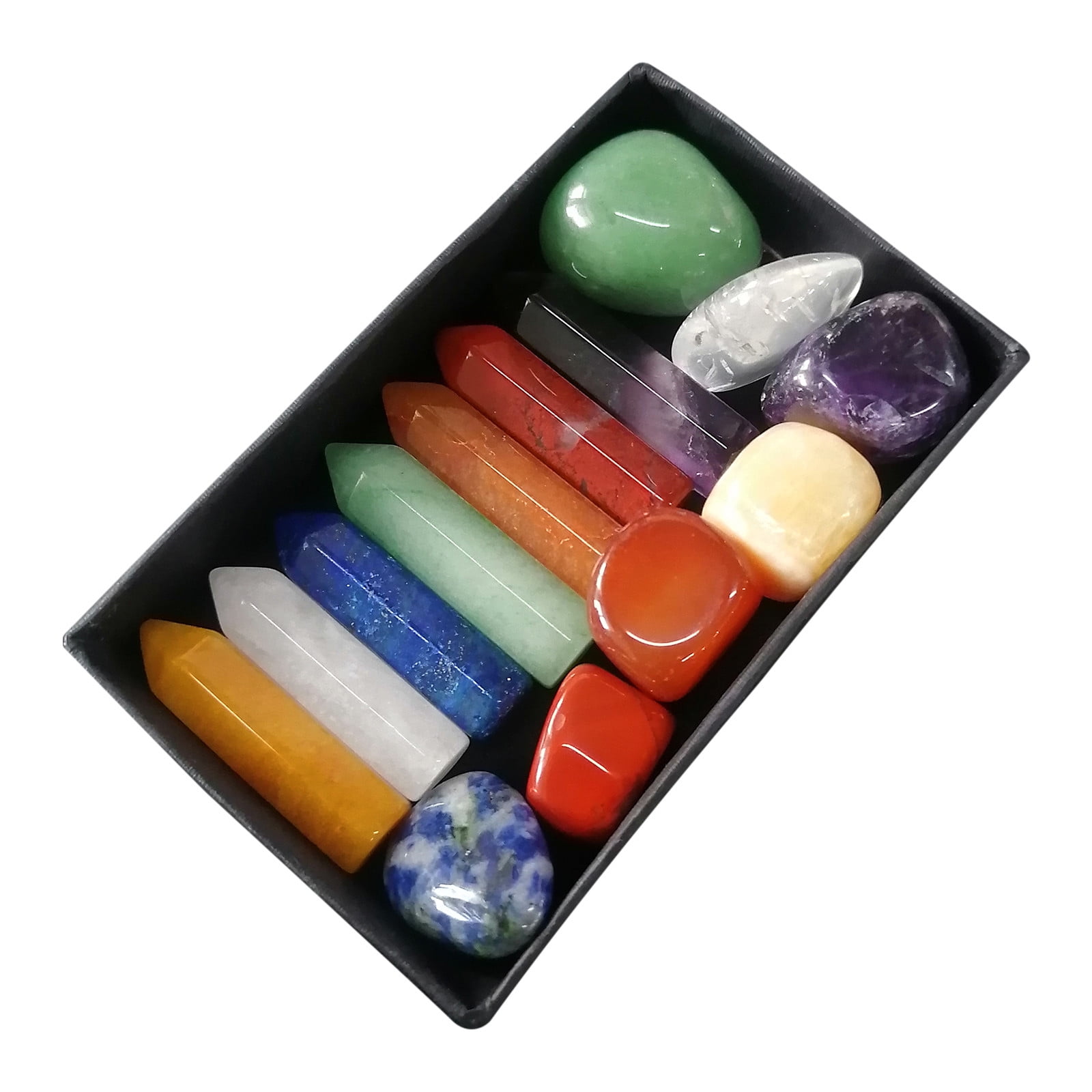 Home Decoration Savings! Anckoeil Natural Crystal Hexagonal Column ...