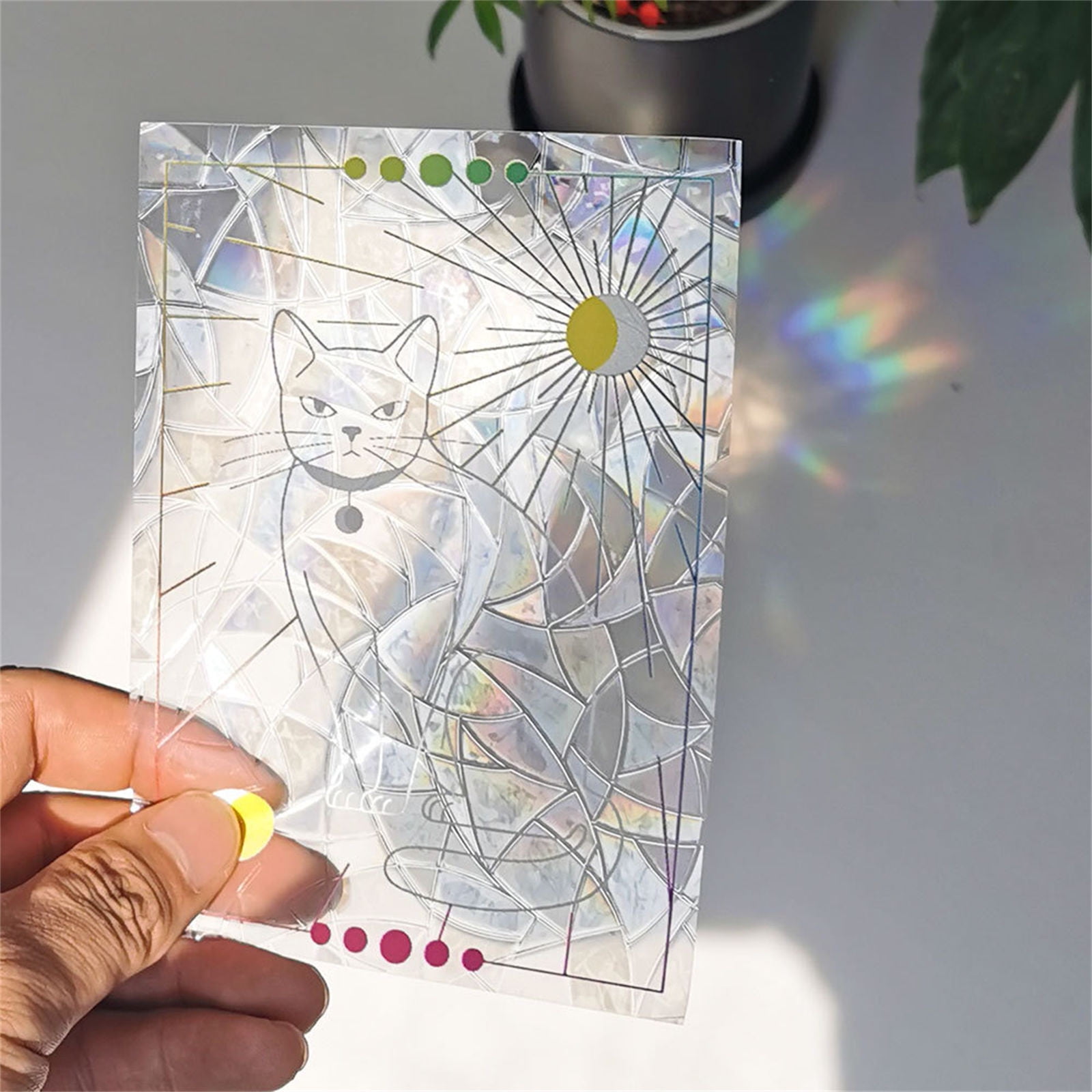 Home Decoration Savings! Anckoeil Sun Suncatcher Rainbow Prismatic ...