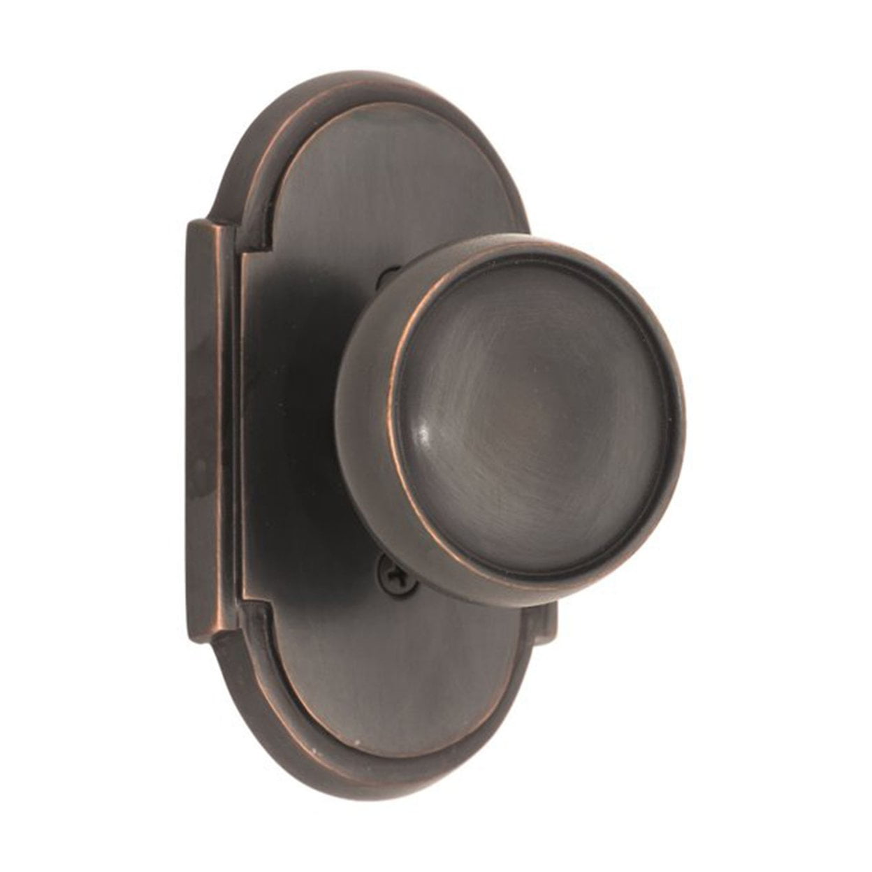 Home Decorative Door Knob Hardware Palladian Plate Passage Set - 2-3by8" - Venetian Bronze ...