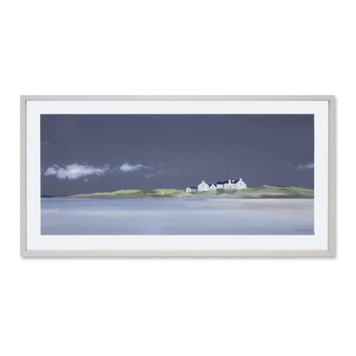 Home Decorative Framed Landscape Print 36"L X 18.5"H Mdf, Plastic ...
