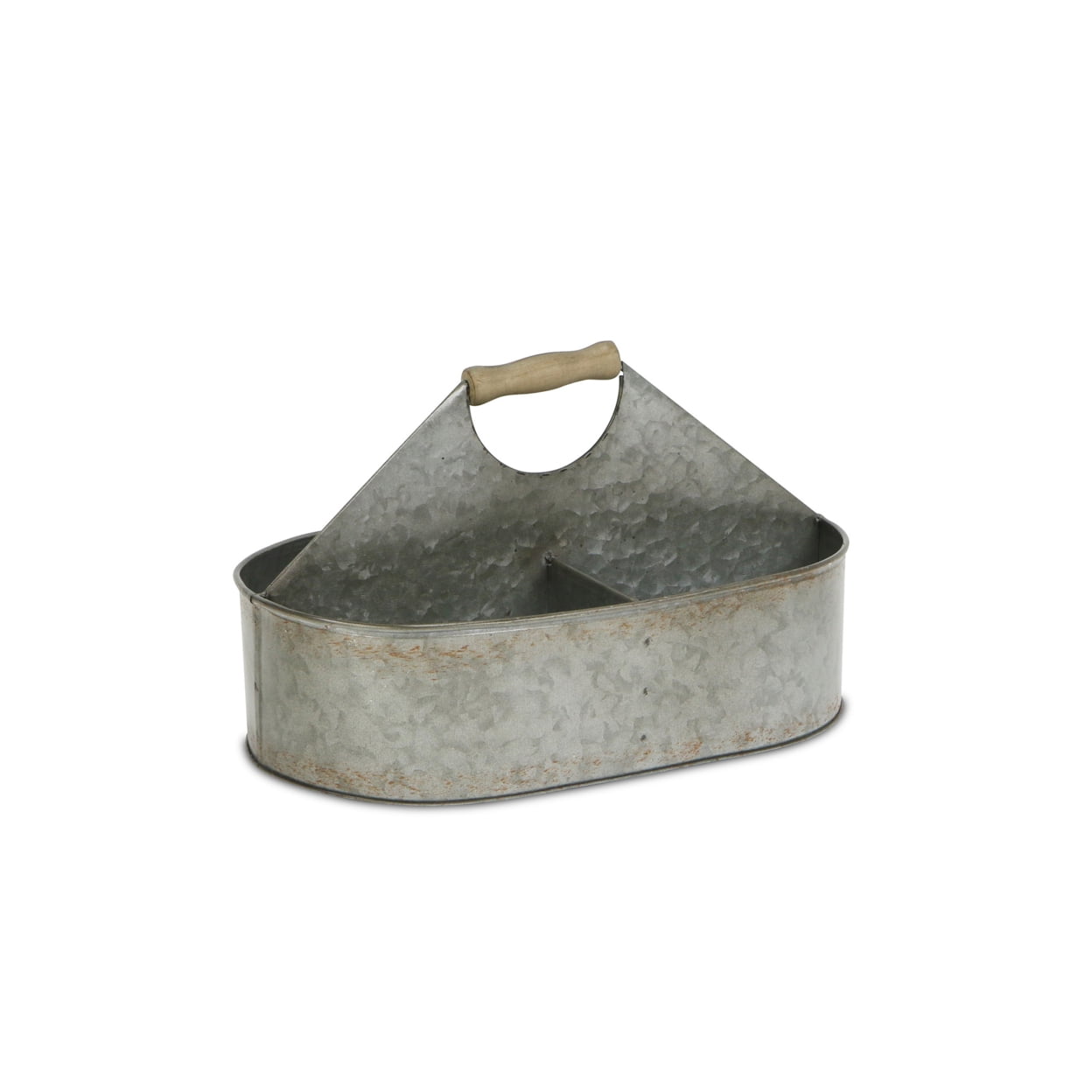 Home Decorative Large Metal Oval Storage 4 Slot Caddy - Walmart.com