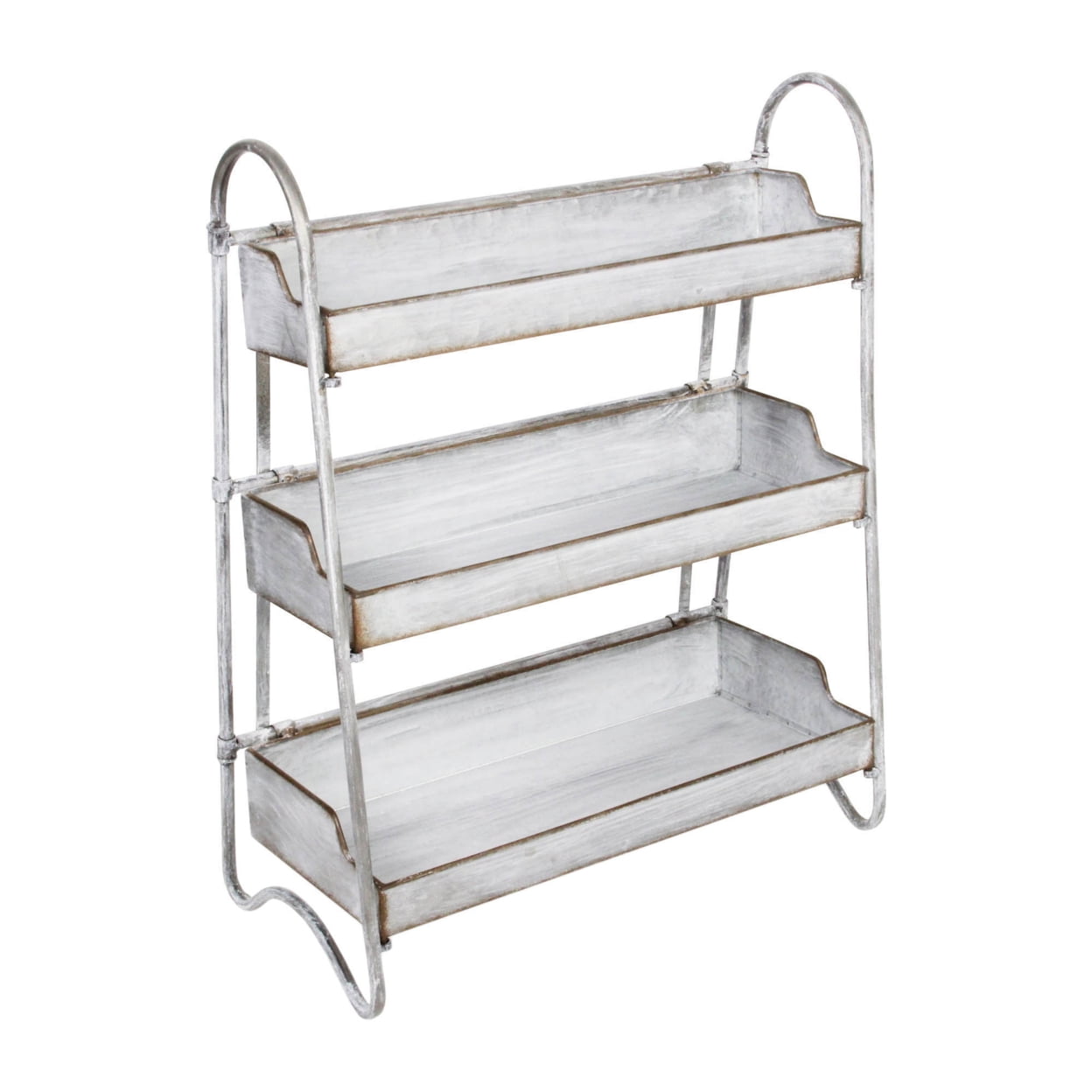 Home Decorative Modern 3 Tier Metal Shelf Rack - Walmart Business Supplies