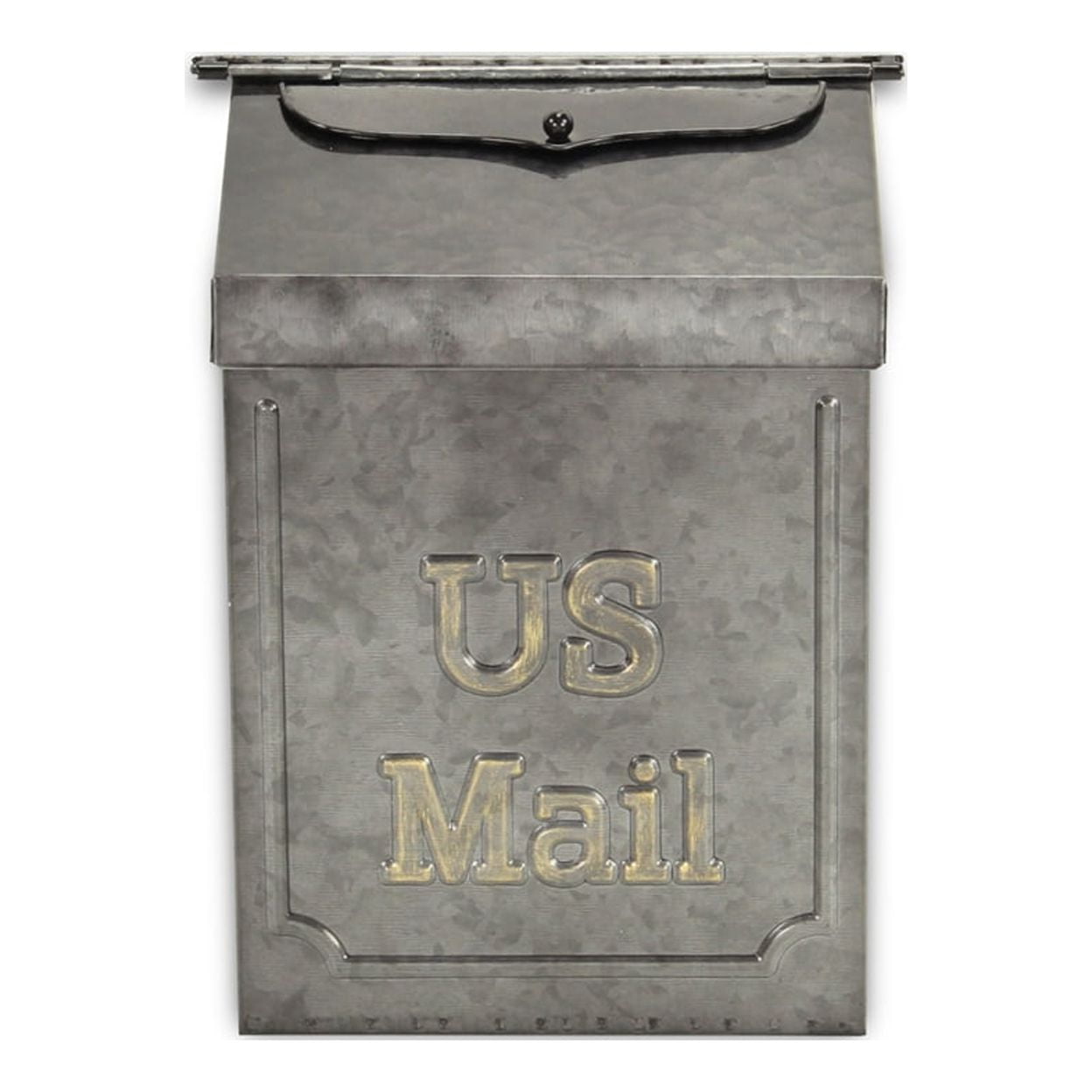 Home Decorative Modern Wiselle Glossy Galvanized Mail Box - Walmart.com