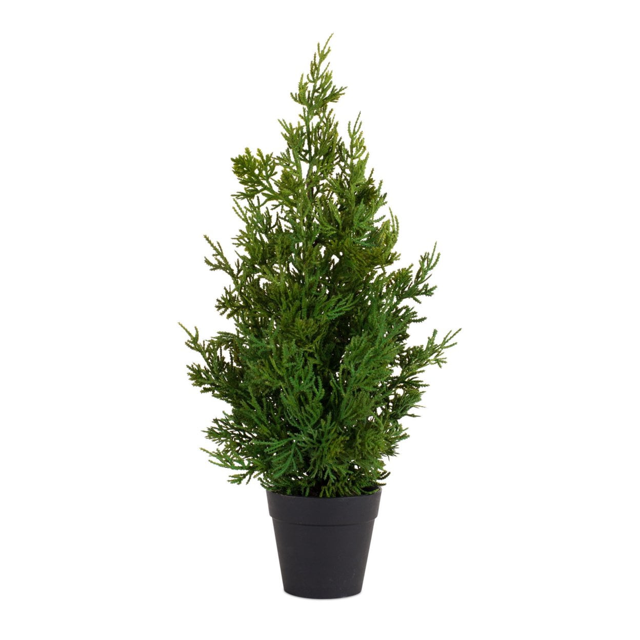 Home Decorative Potted Pine Tree (Set of 2) 19"H PVC - Walmart.com