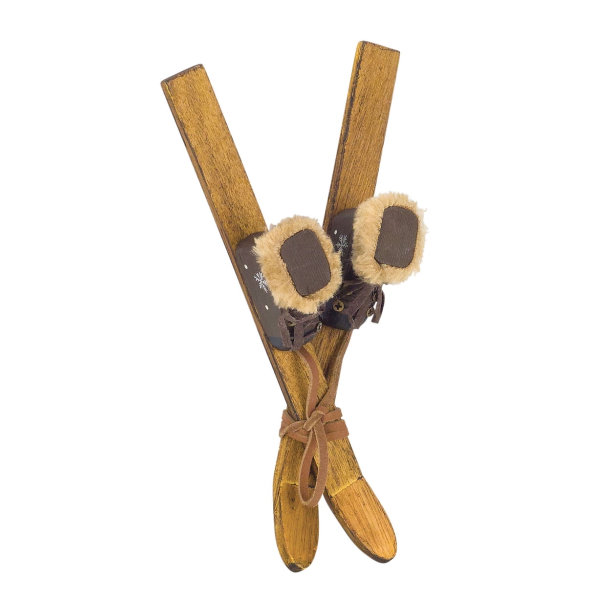 Home Decorative Ski and Boot Ornament (Set of 12) 9"H Wood - Walmart.com
