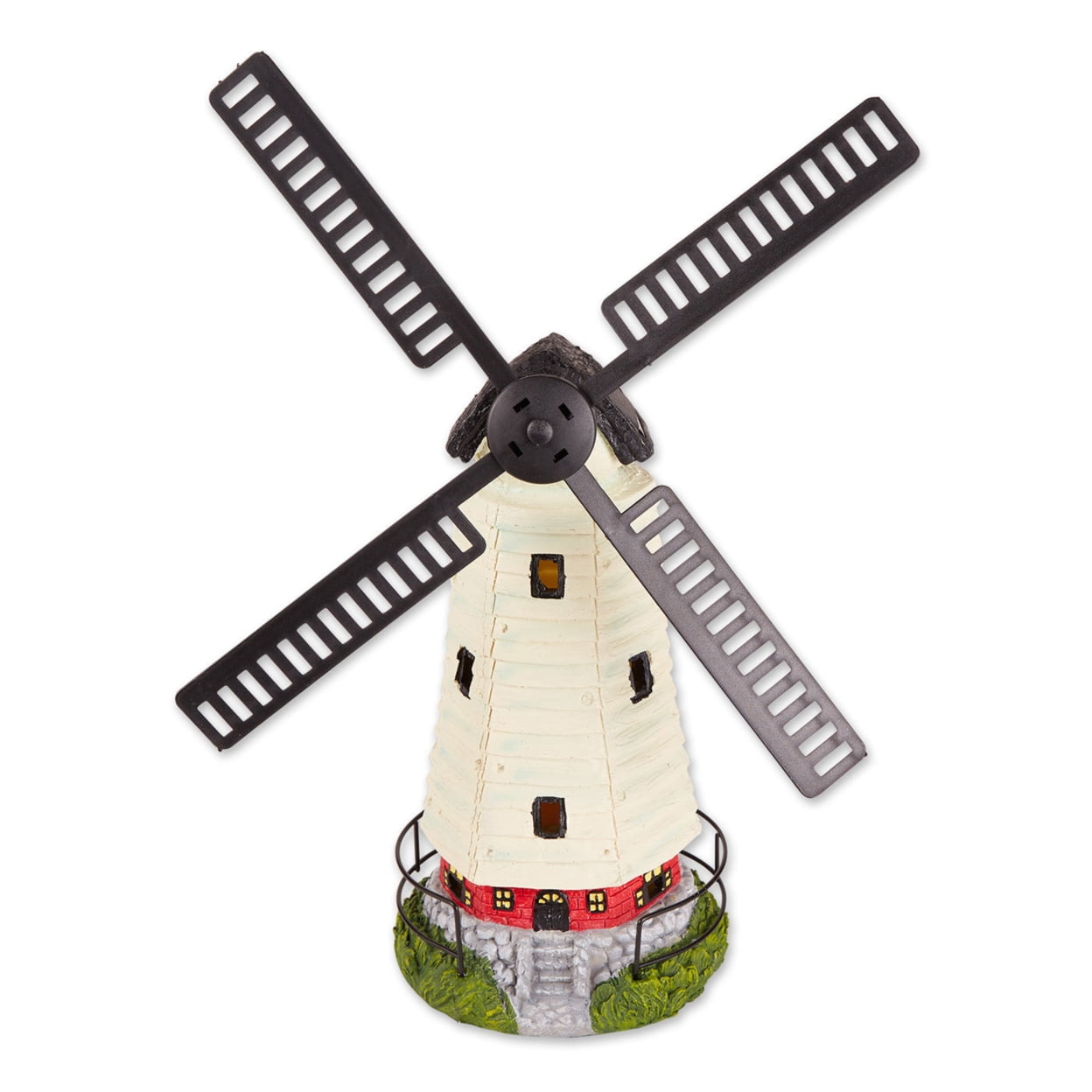 Home Decorative Solar Light-Up Lighthouse Windmill Garden Decor ...