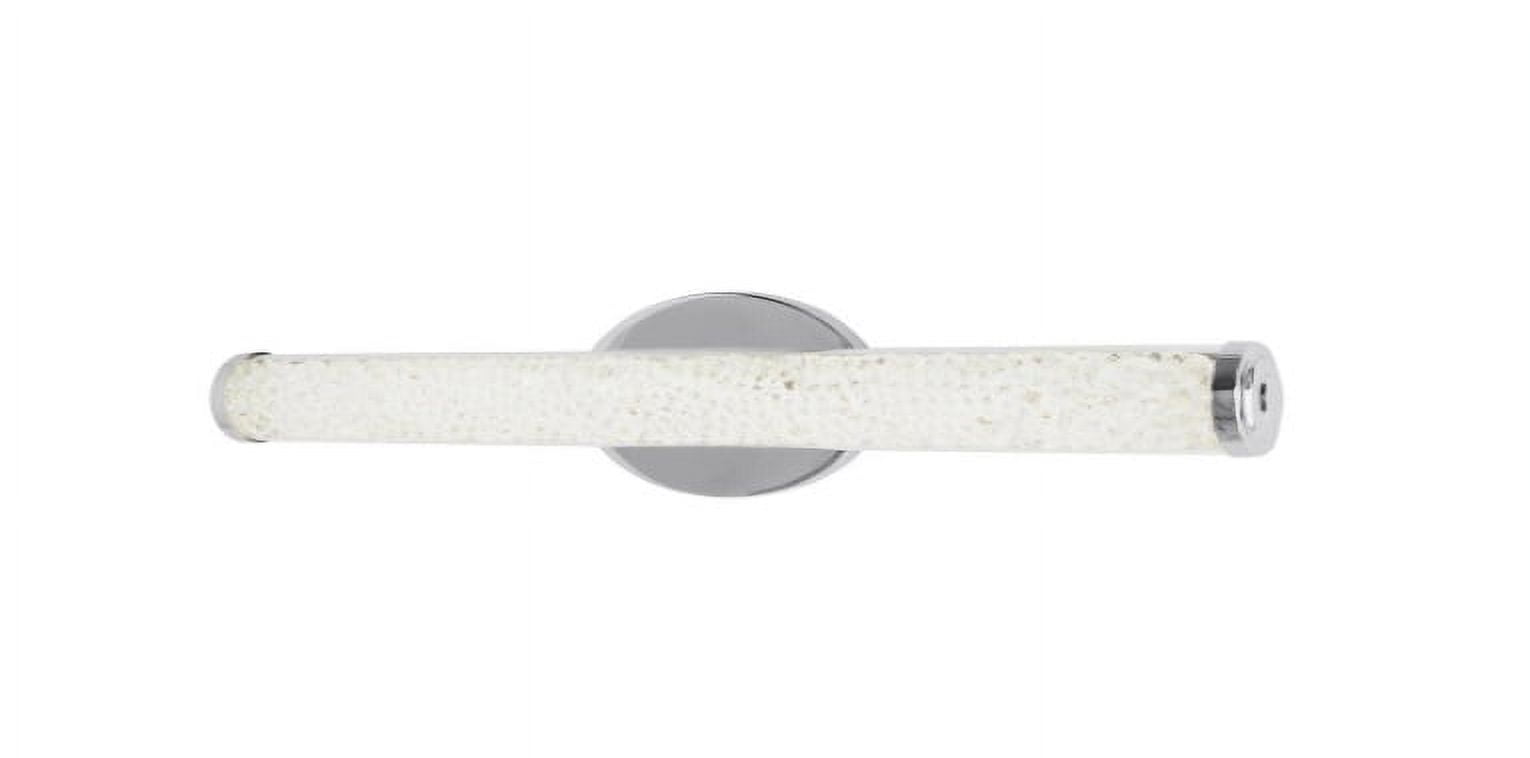 Home Decorators Collection Sibley 24 in. 1-Light Chrome LED Dimmable ...