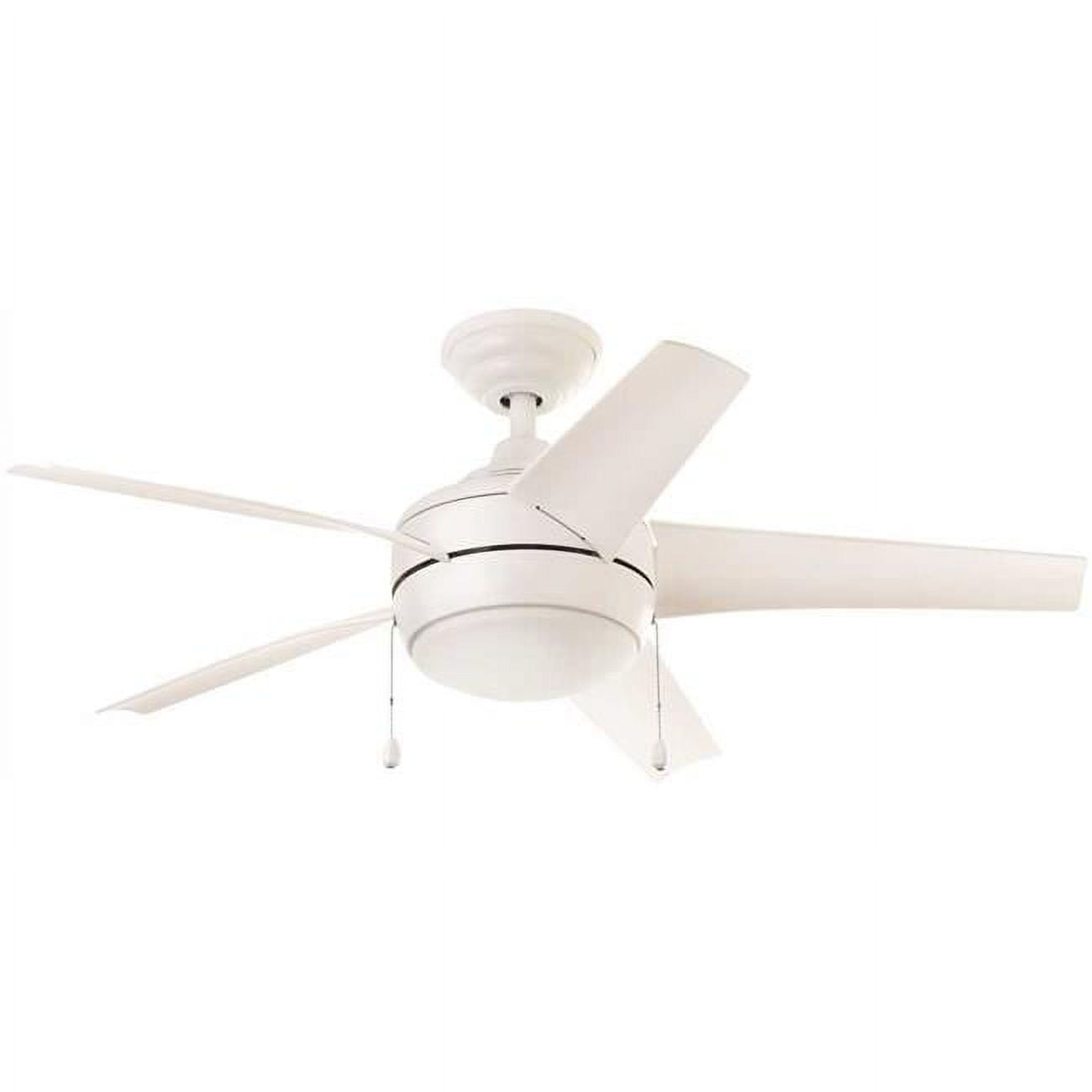 Home Decorators Collection 37566 Windward 44 in. LED Indoor Matte White ...