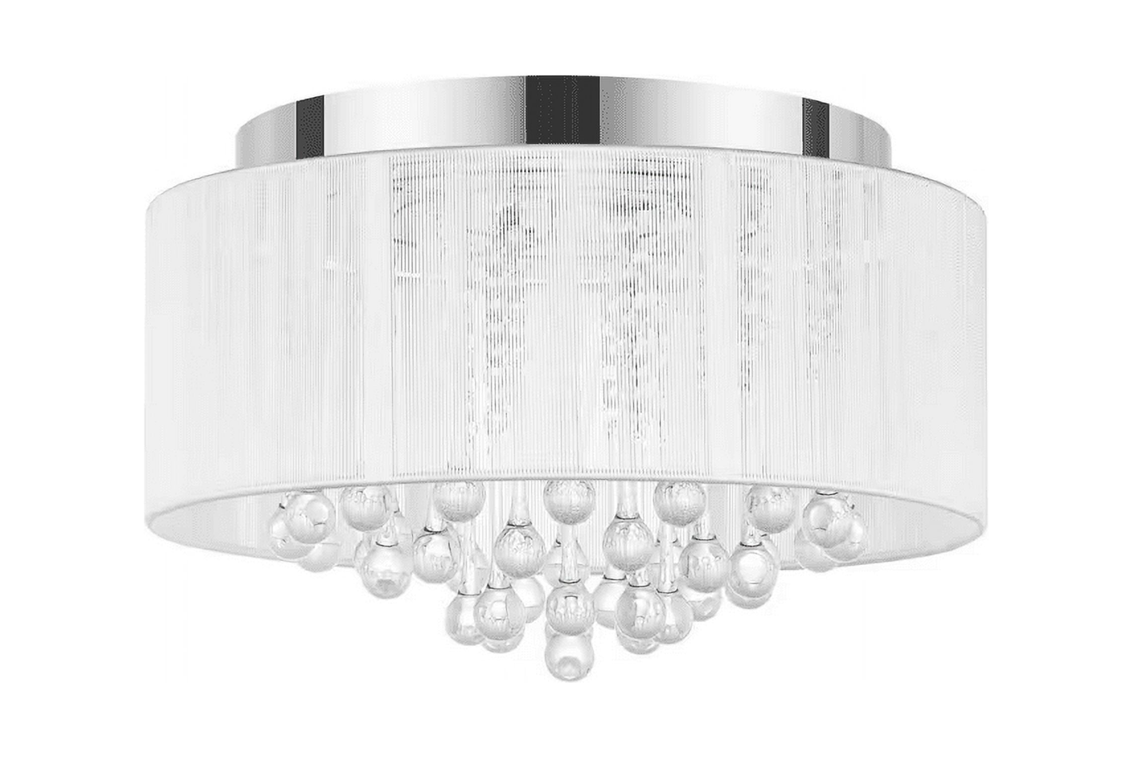 Home Decorators Collection Flenniken 15" Contemporary Chrome Flush Mount Lights - Walmart.com