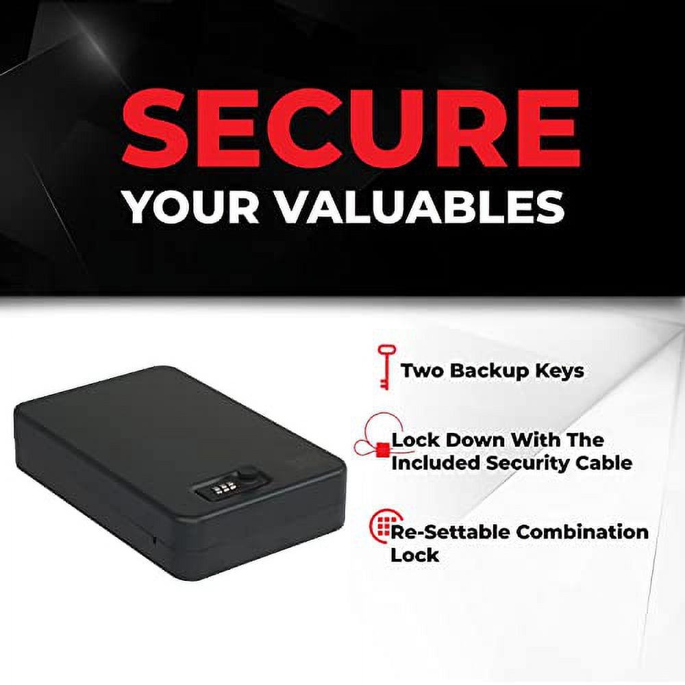 Home Defense Portable Security Vault, TSA Approved Firearm Travel Case ...