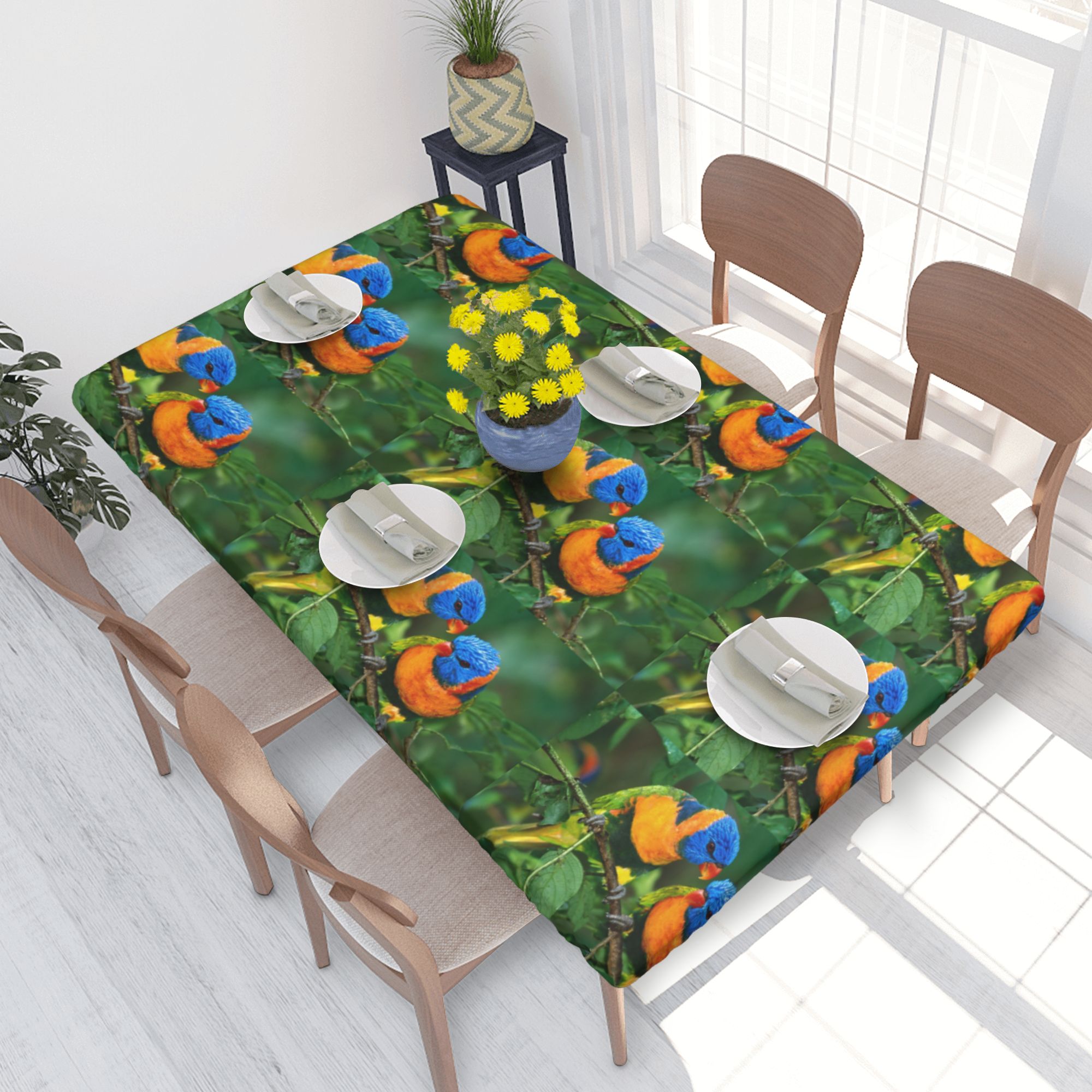 Home Deluxe Tablecloth Bird Full Hd Wallpapers (14) Waterproof Elastic ...