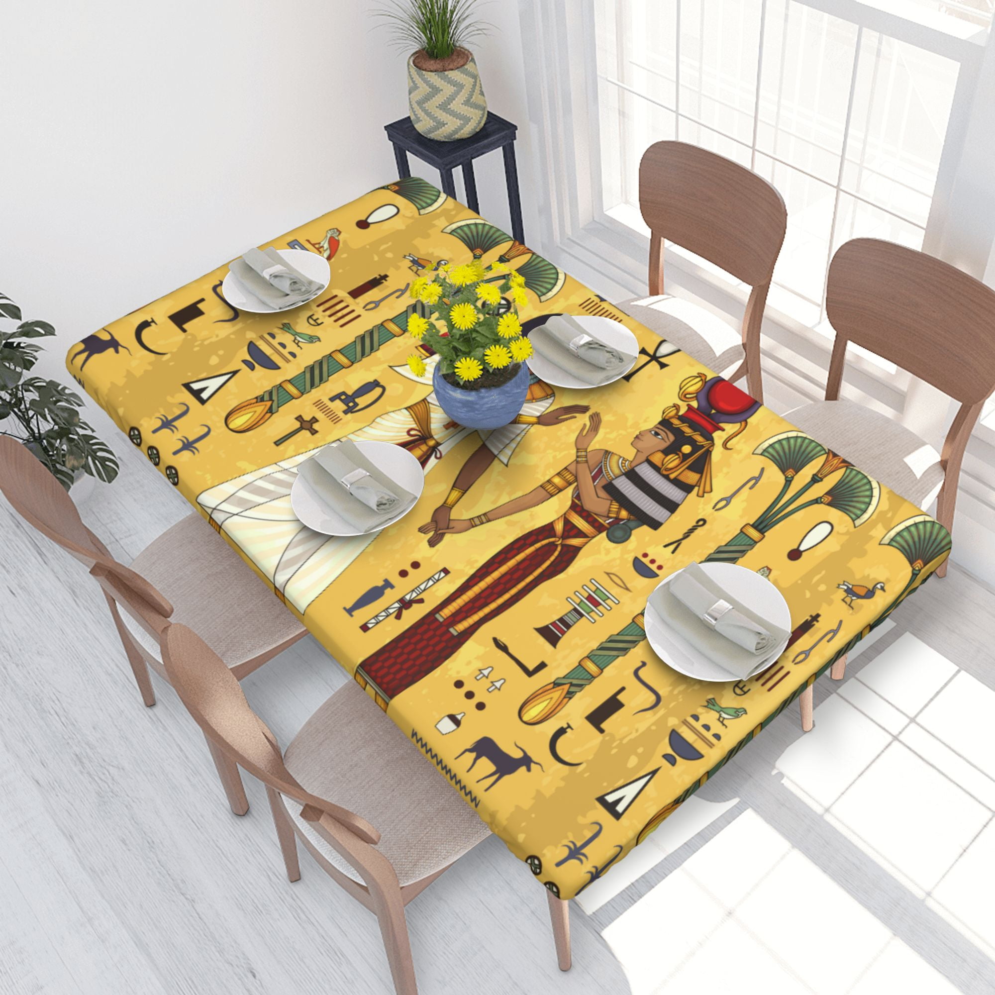 Home Deluxe Tablecloth Egyptian Mythologyancient Culture Sing And ...