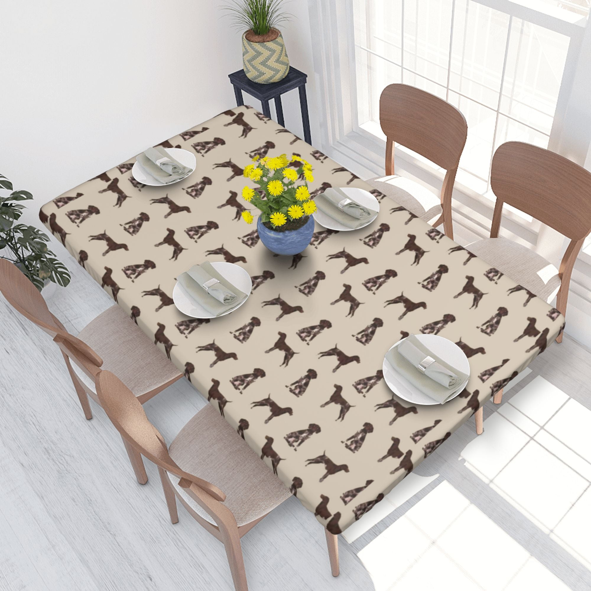 Home Deluxe Tablecloth German Shorthaired Pointer Dogs Pets And Dog ...