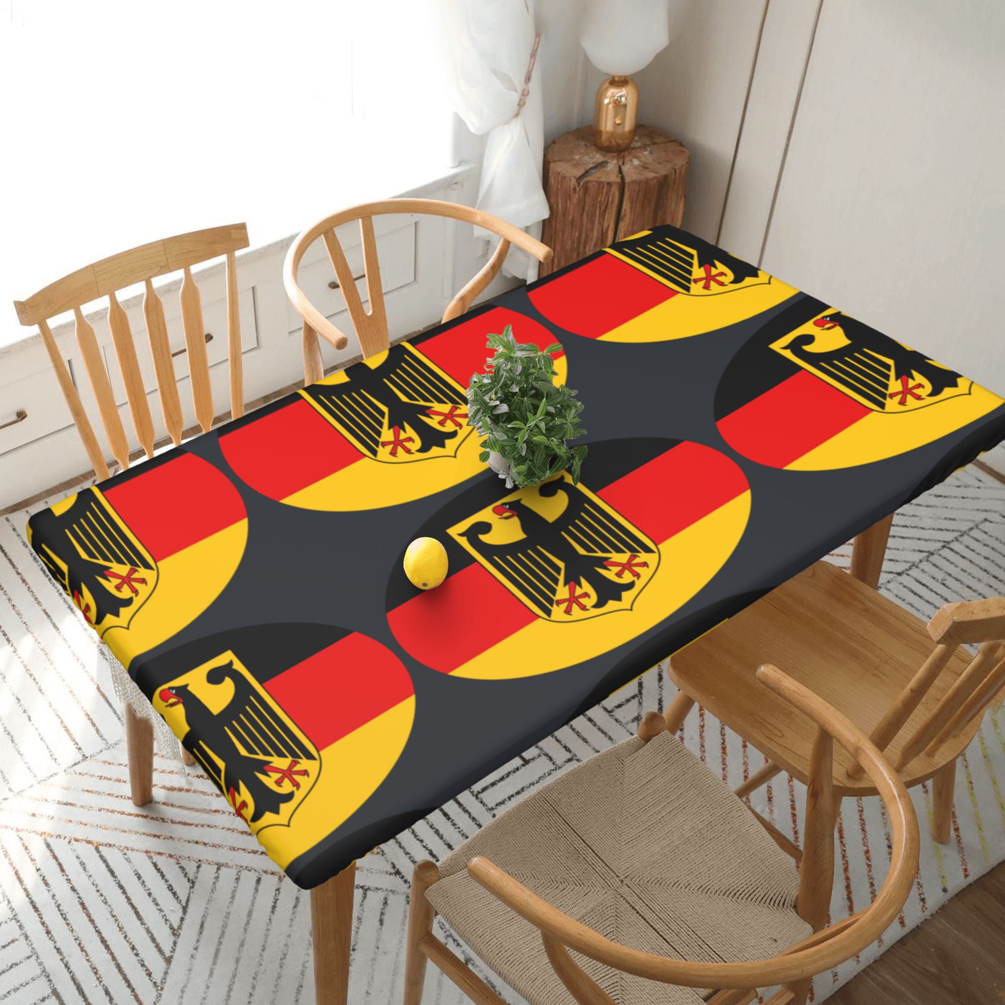 Home Deluxe Tablecloth Germany Coat Of Arms German Flag Waterproof ...