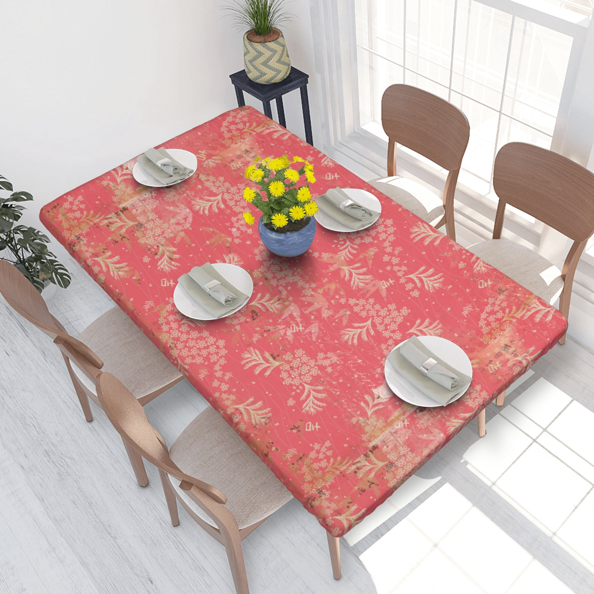 Home Deluxe Tablecloth Japanese Style Pattern Background Waterproof ...