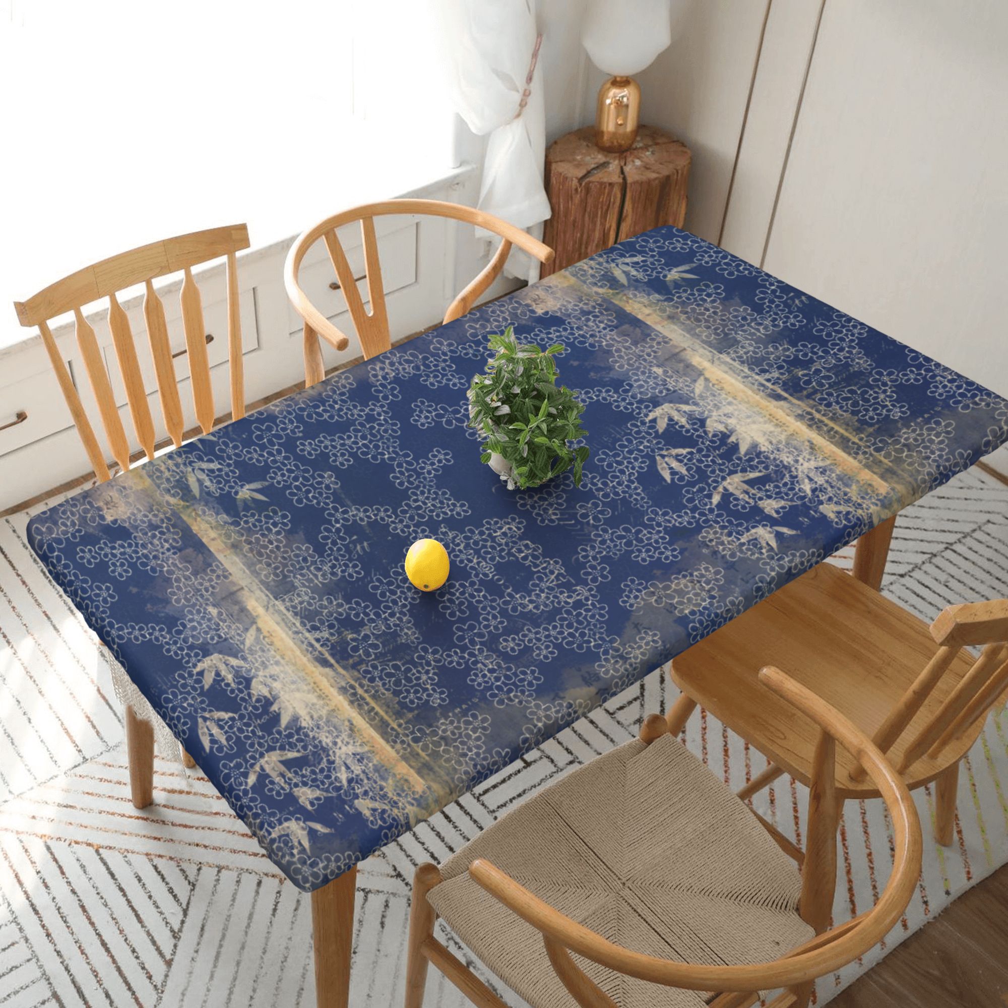 Home Deluxe Tablecloth Japanese Style Pattern Background Waterproof ...