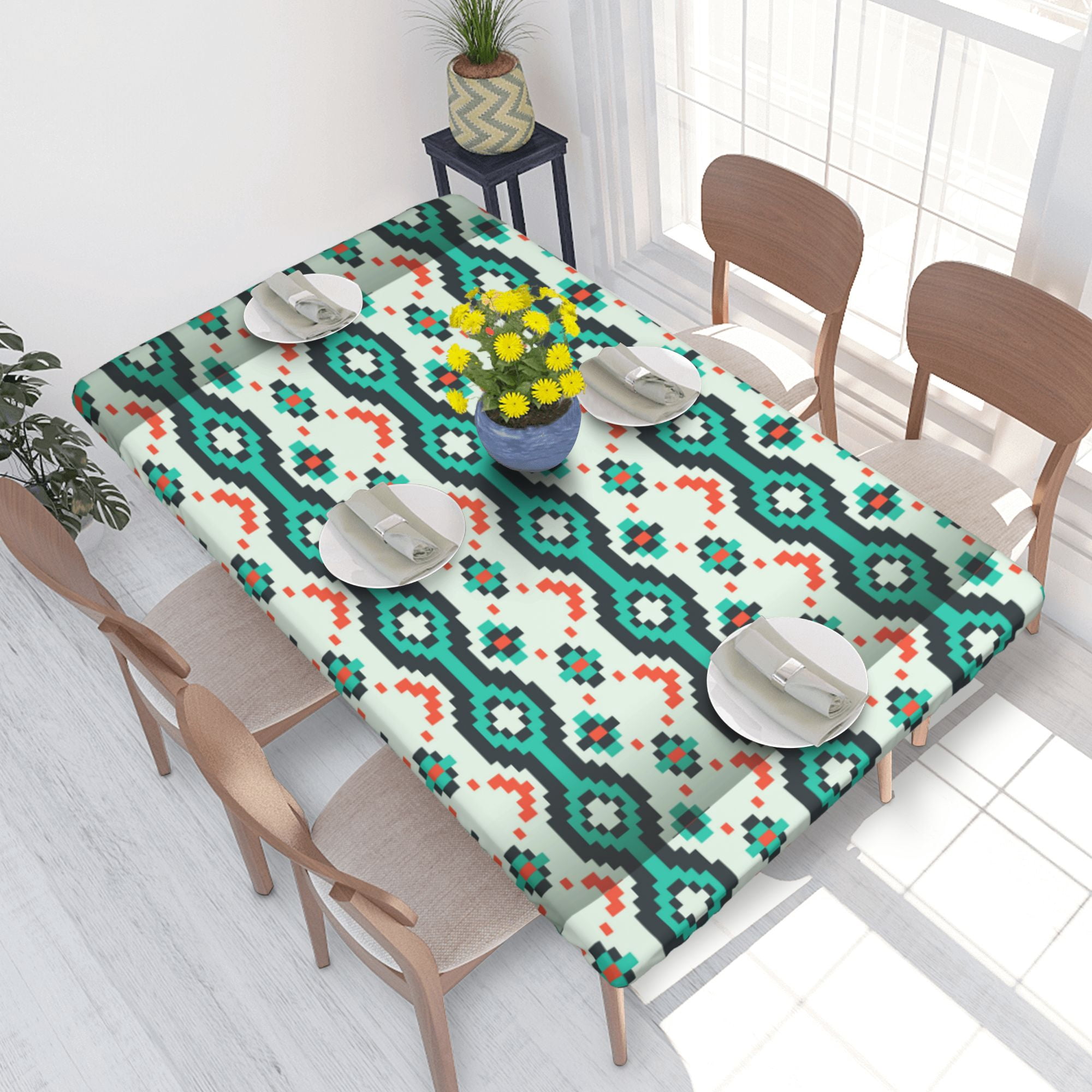 Home Deluxe Tablecloth Vintage Pattern Background (31) Waterproof ...