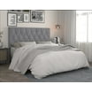 Home Design Dennis Full Upholstered Headboard with Vertical Channel ...
