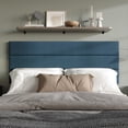 Home Design Corona Full Upholstered Headboard with Foam Padding and ...