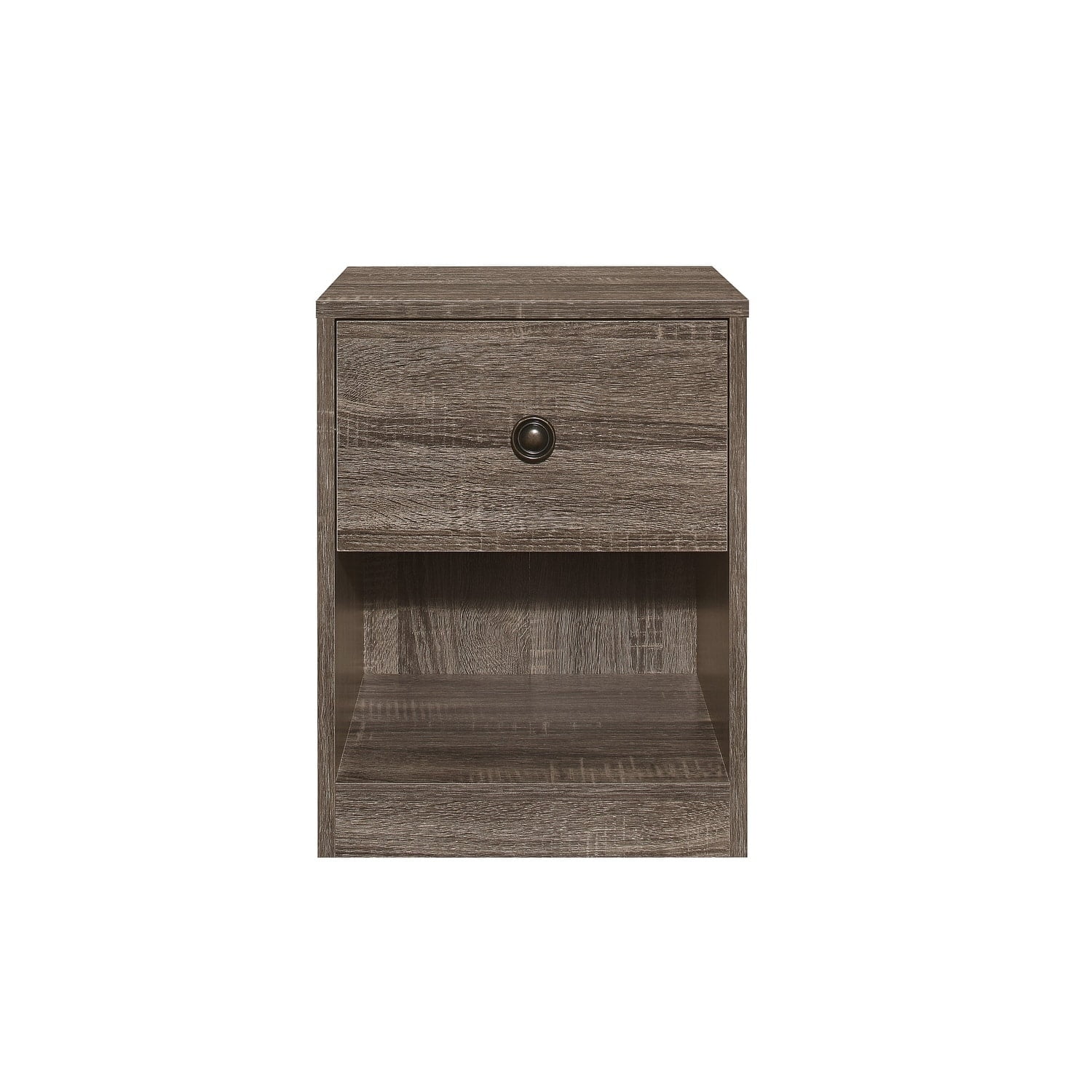 Home Design KD Night Stand Grey - Walmart.com