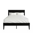 Home Design Oxnard Twin Solid Wood Platform Bed Frame with X-Pattern ...