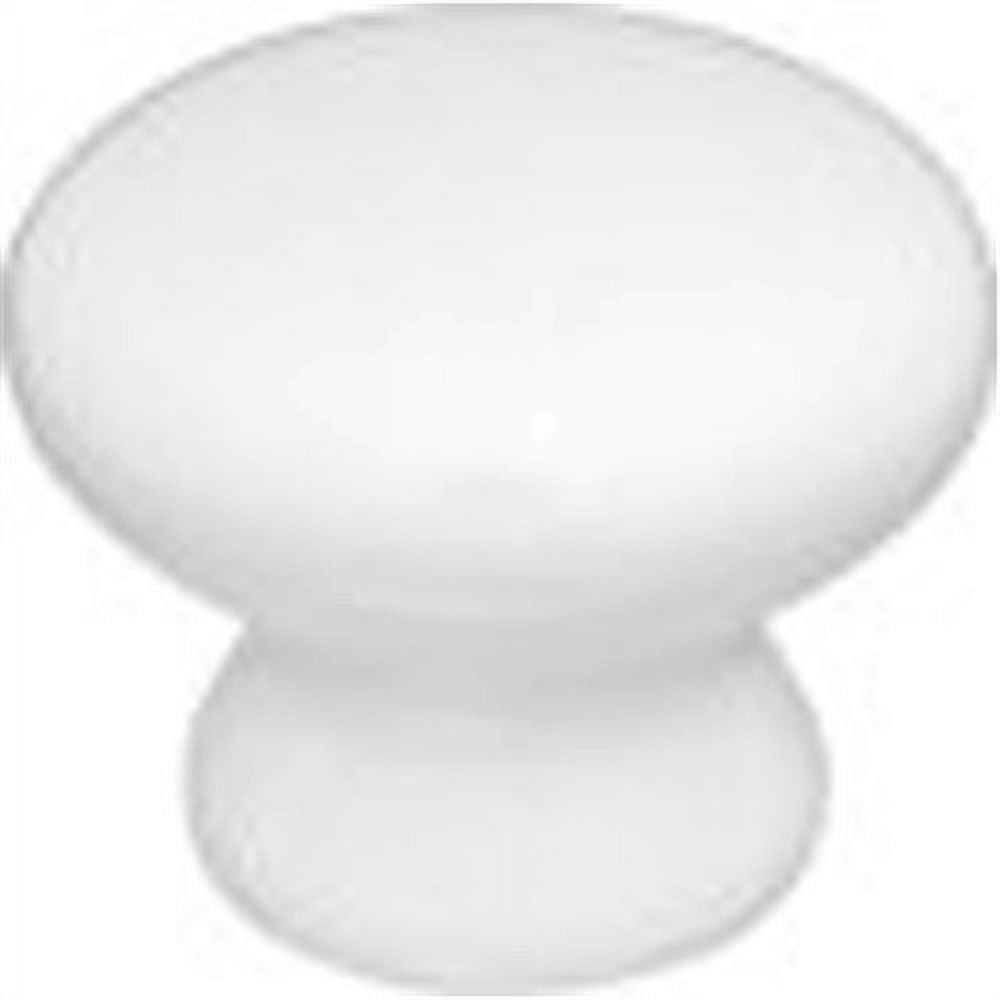 Home Designs S805283 1.34" White Round Porcelain Knob - Walmart.com
