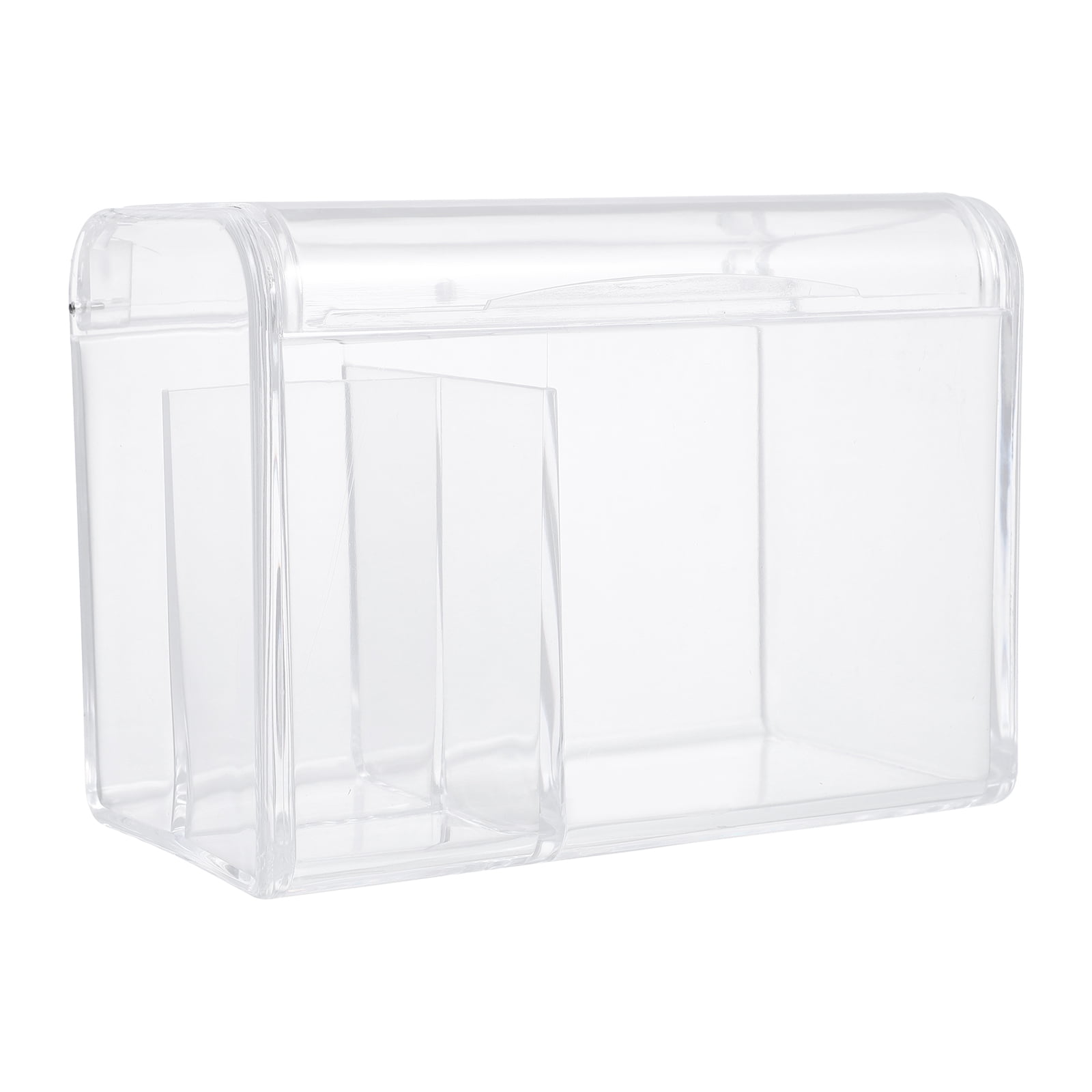 Transparent Makeup Box for Cotton Pads and Swabs 1 Set Home Organizing ...