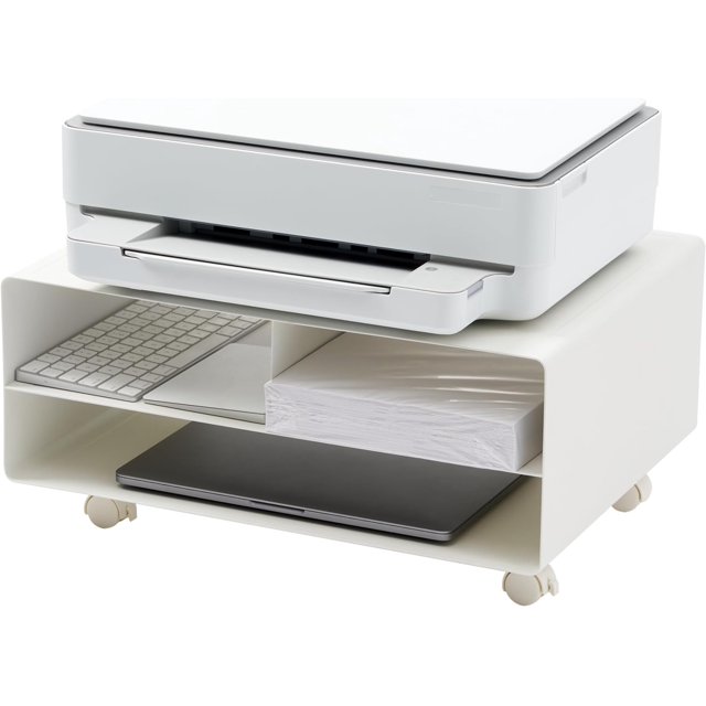 Home Desktop Printer Stand - Computer Accessory Office Organizer Steel ...