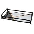Home Details Color Block Vanity Tray in Matte Black - Walmart.com